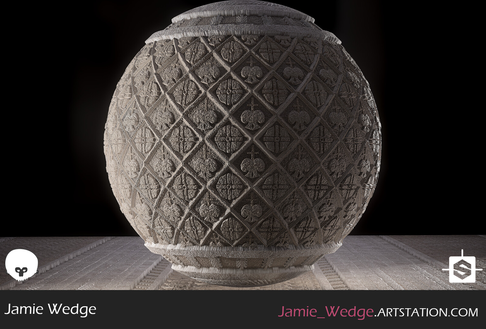 Jamie Wedge - Insignia Pillar Material - Substance Designer