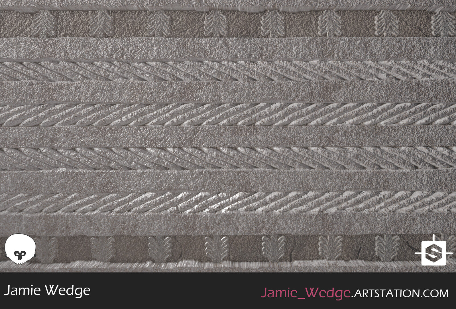 Jamie Wedge - Insignia Pillar Material - Substance Designer
