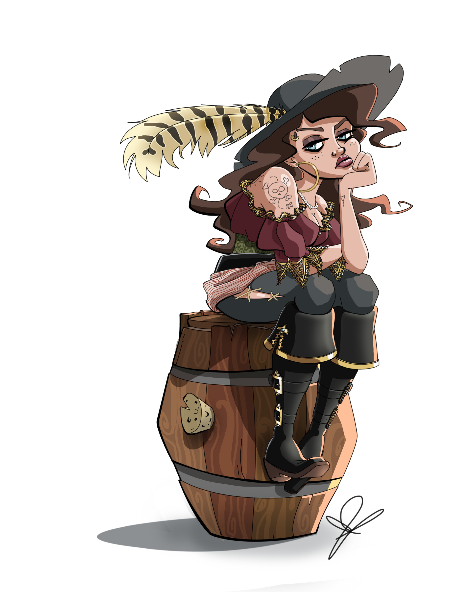 ArtStation - Pirate Girl