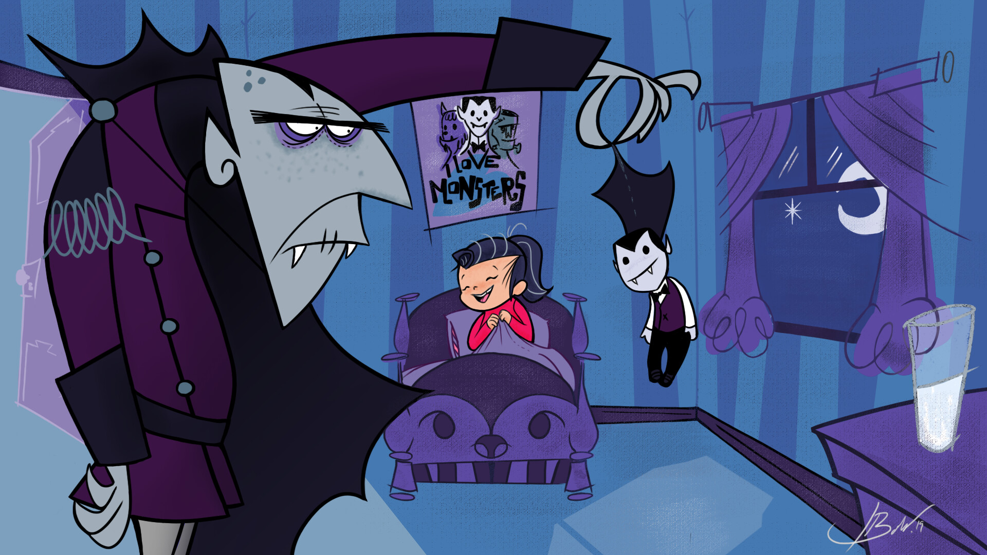 ArtStation - VAMPIRE DESIGN (HANNA BARBERA STYLE)