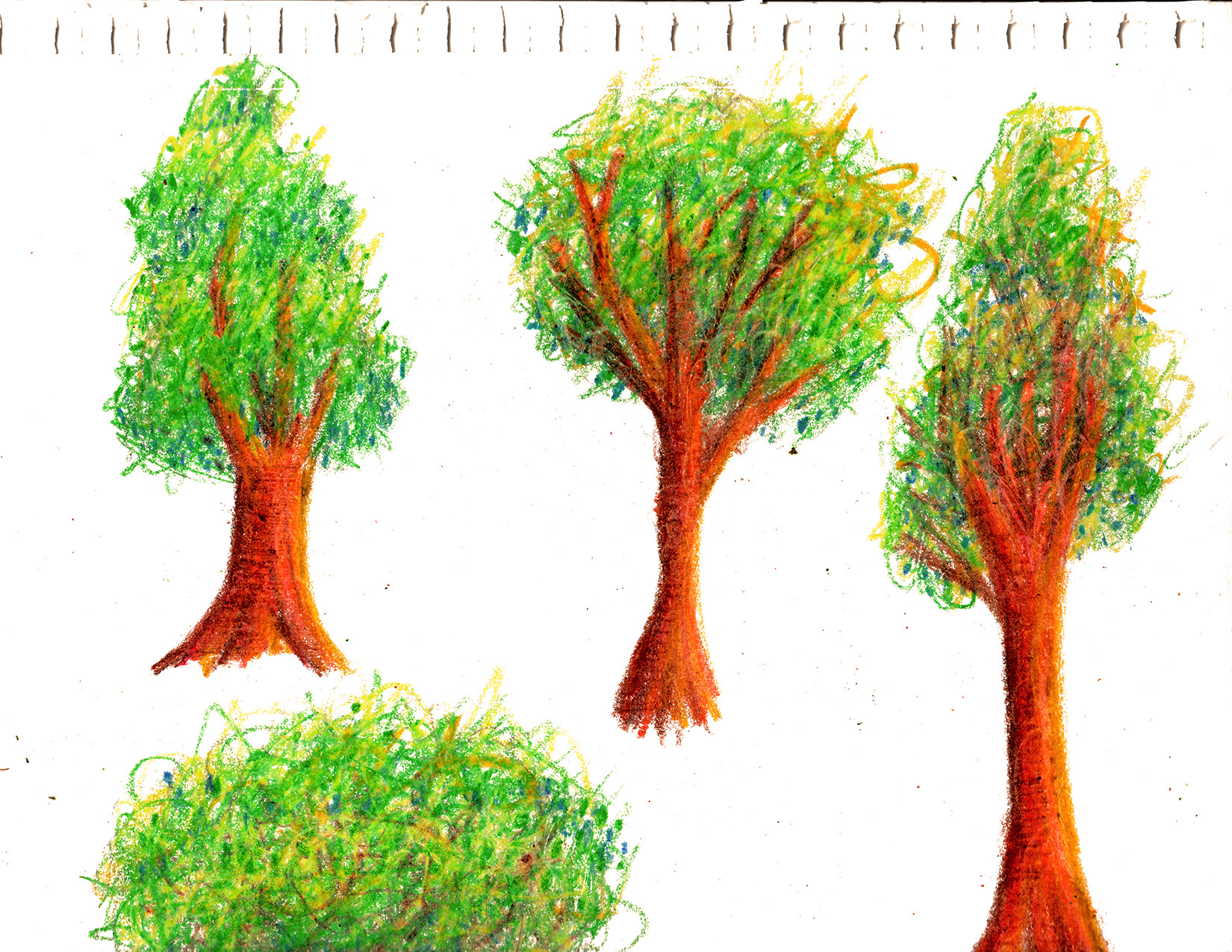 ArtStation - Crayon Trees
