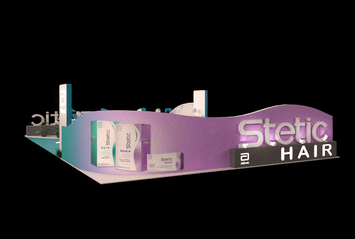 ArtStation - ABBOTT Stetic hair - mall kiosk