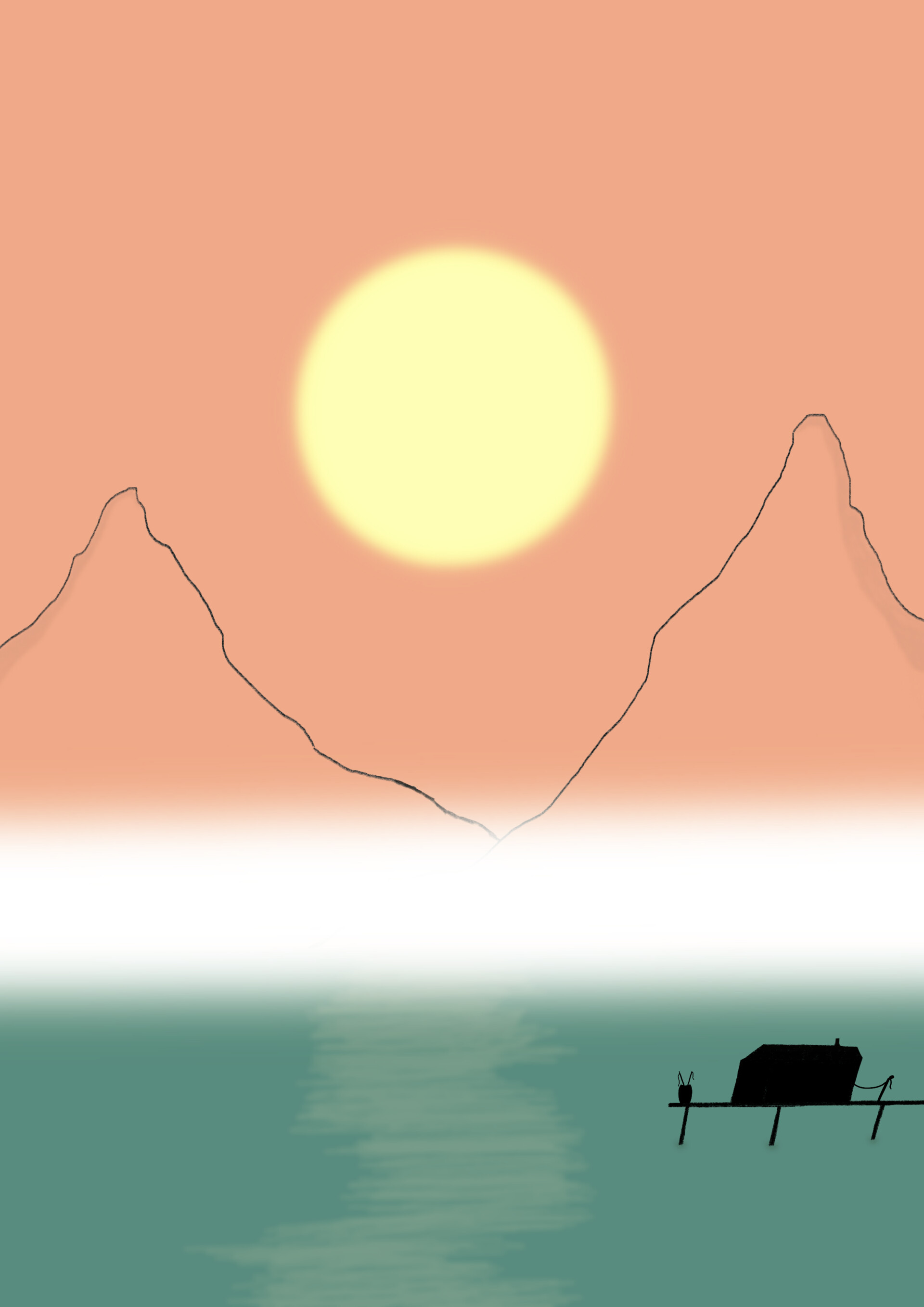 ArtStation - Simplistic landscape