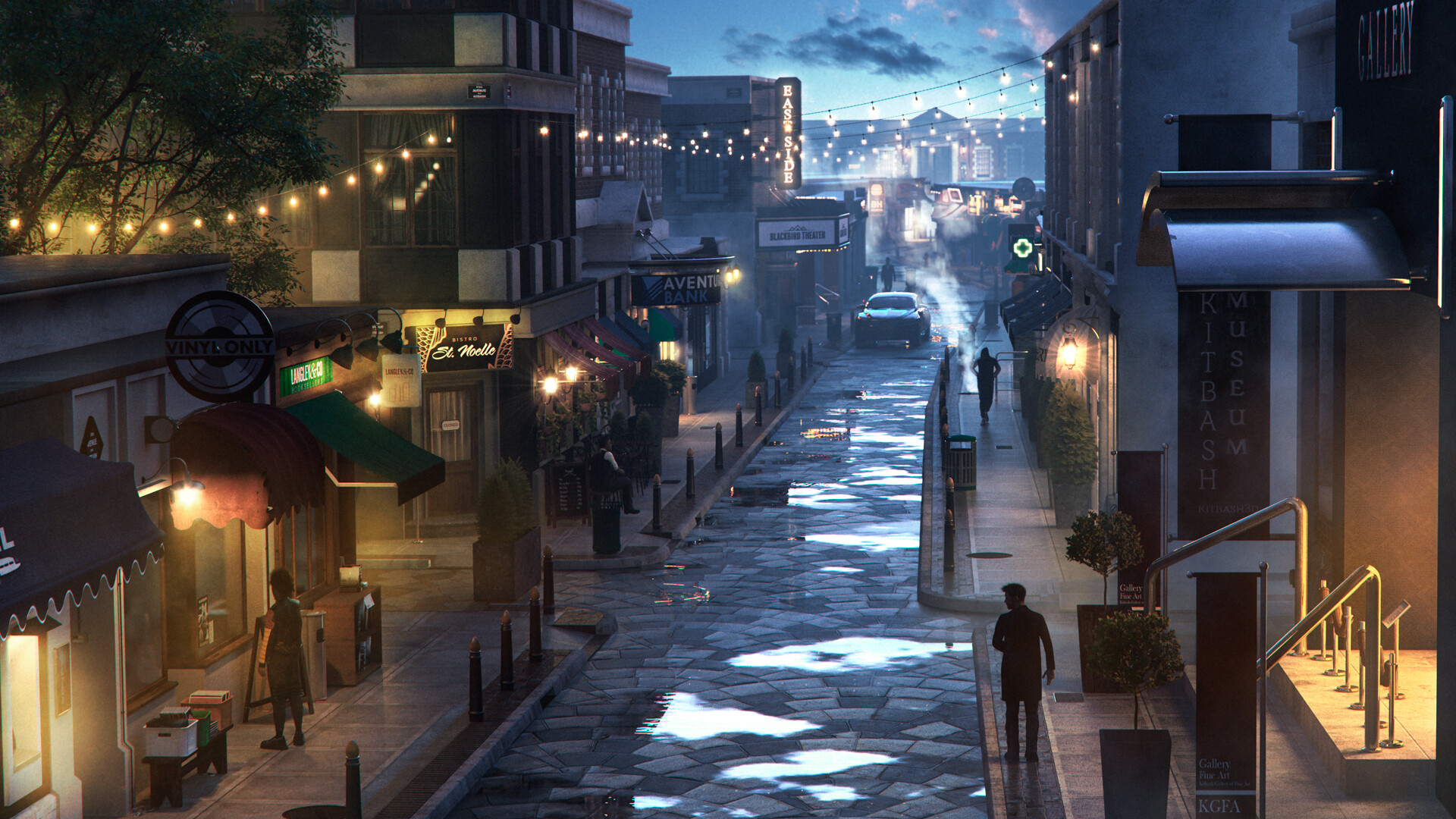 ArtStation - StoreFronts incident