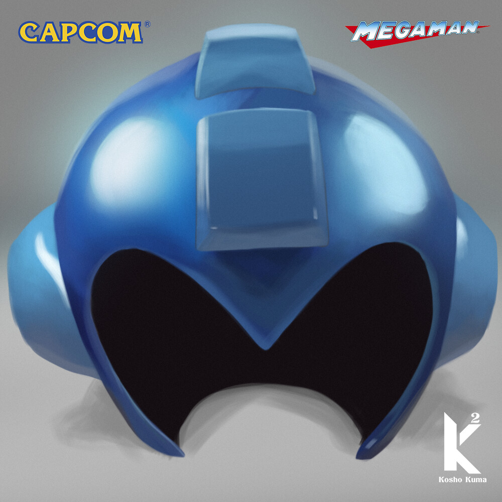 ArtStation - Megaman (Helmet)