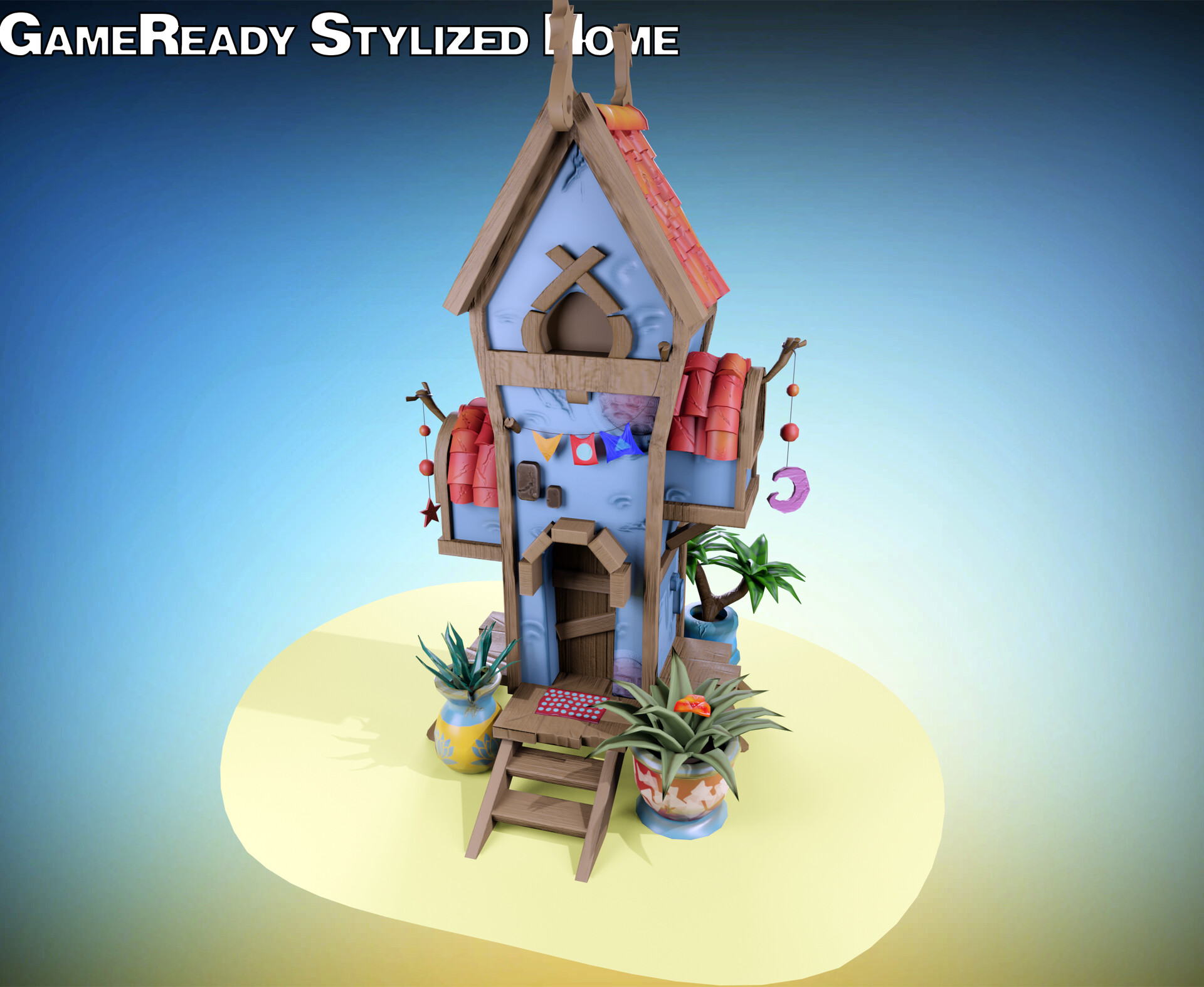 ArtStation - Stylized home