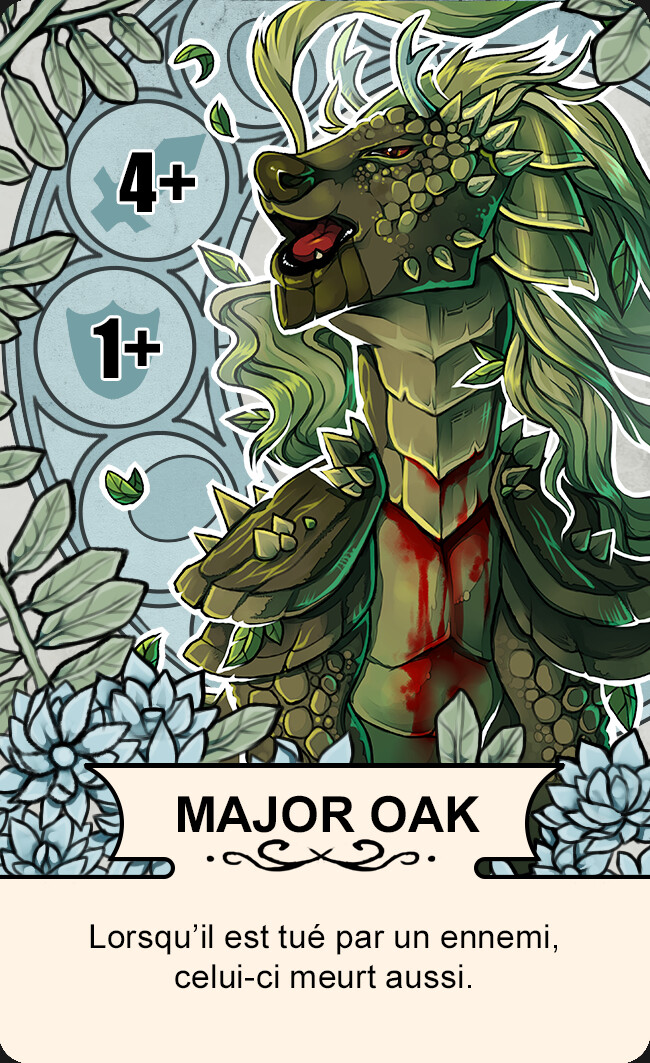 ArtStation - Dragon Card #2 : Major Oak