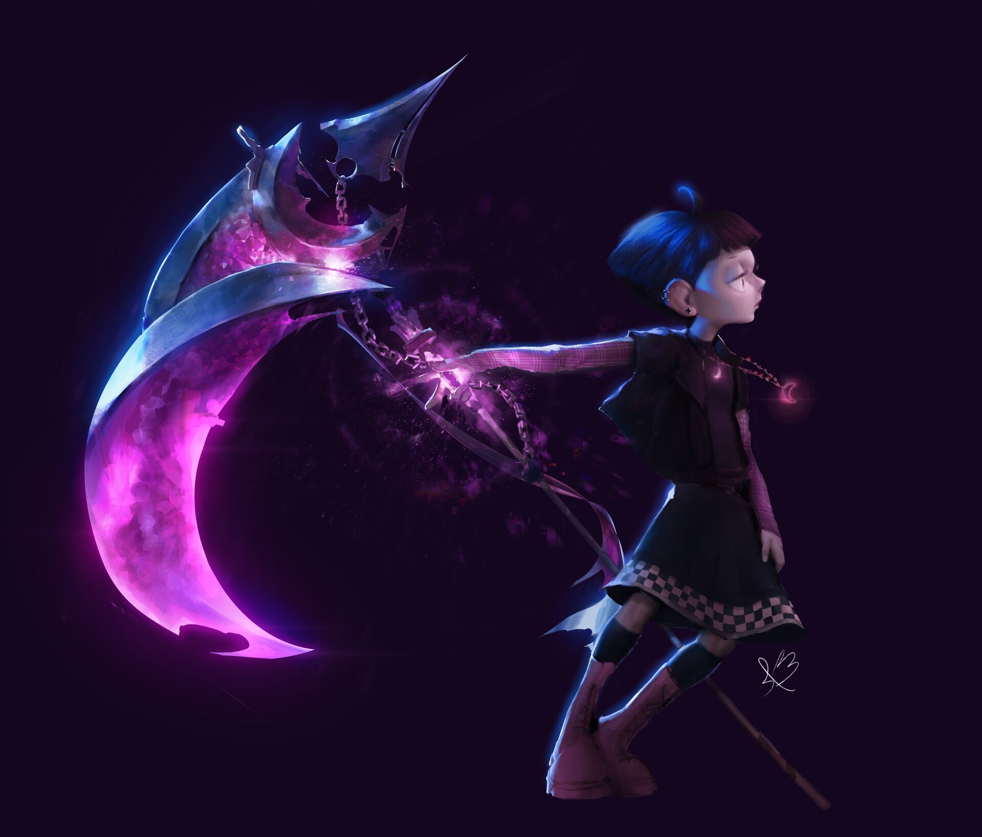 ArtStation - Magic Syth Girl