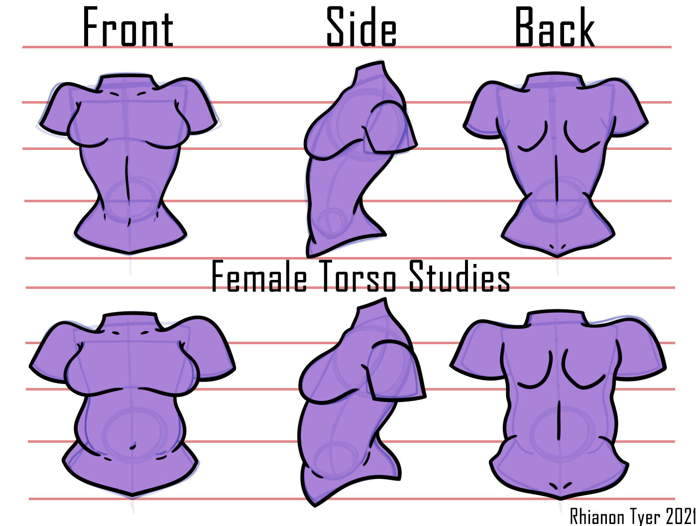 ArtStation - Female Torso Study