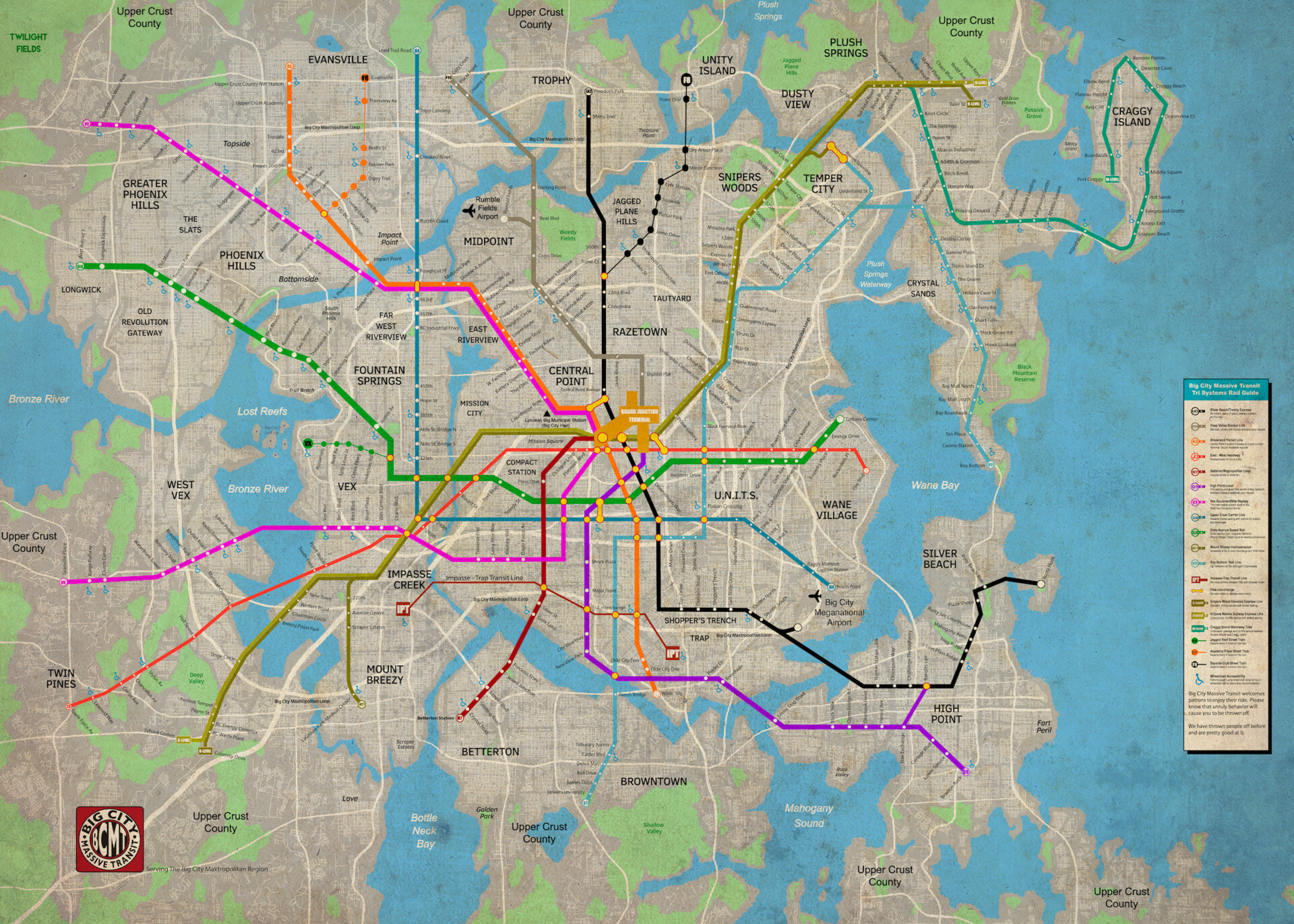 ArtStation - Brotherman Comics - Subway Map