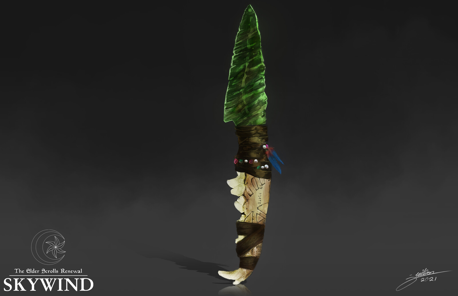 Jackson Wilson - Skywind Ashlander Glass Weapon Set