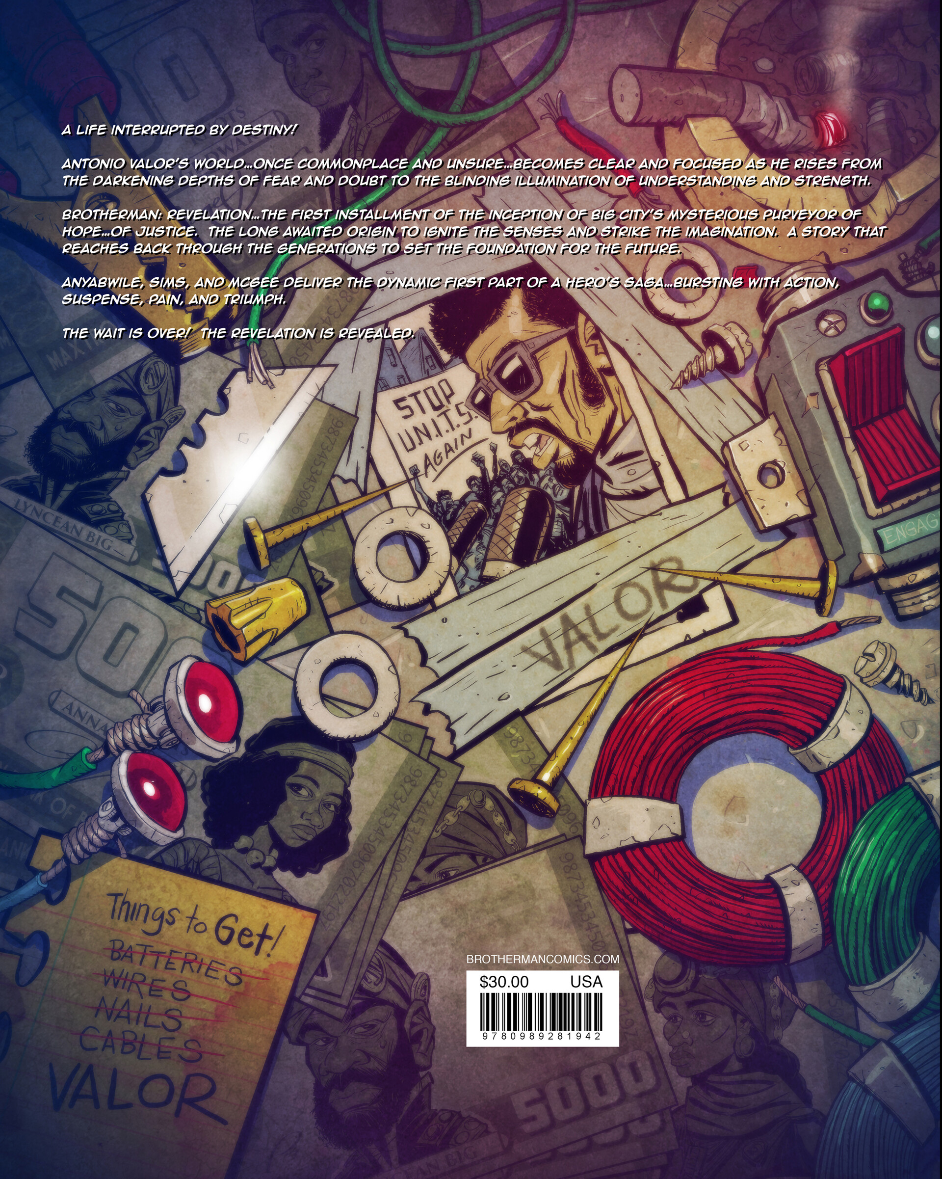 ArtStation - Brotherman Revelation - Back Cover Art