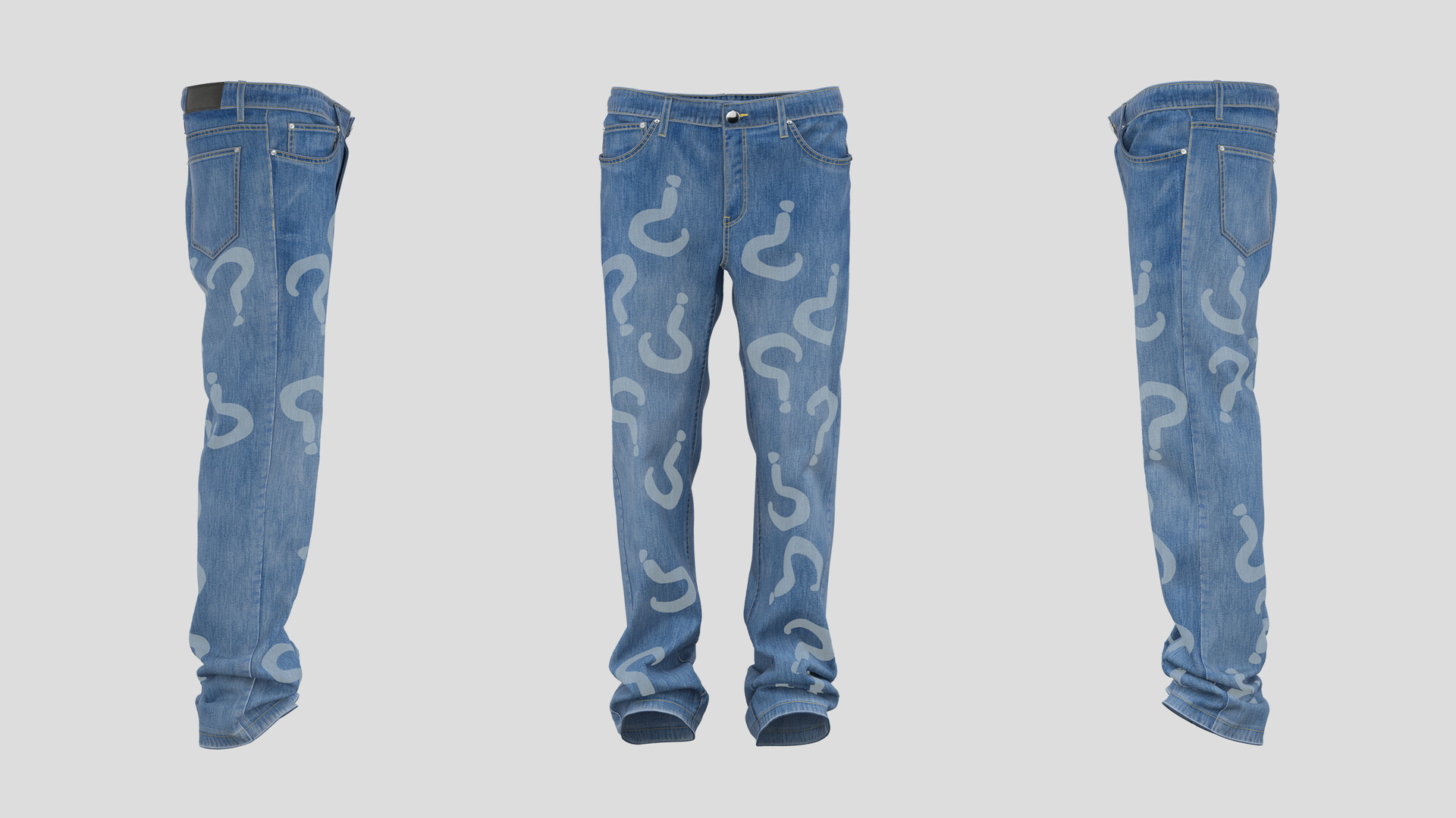 ArtStation - 3D Jeans 3 colors
