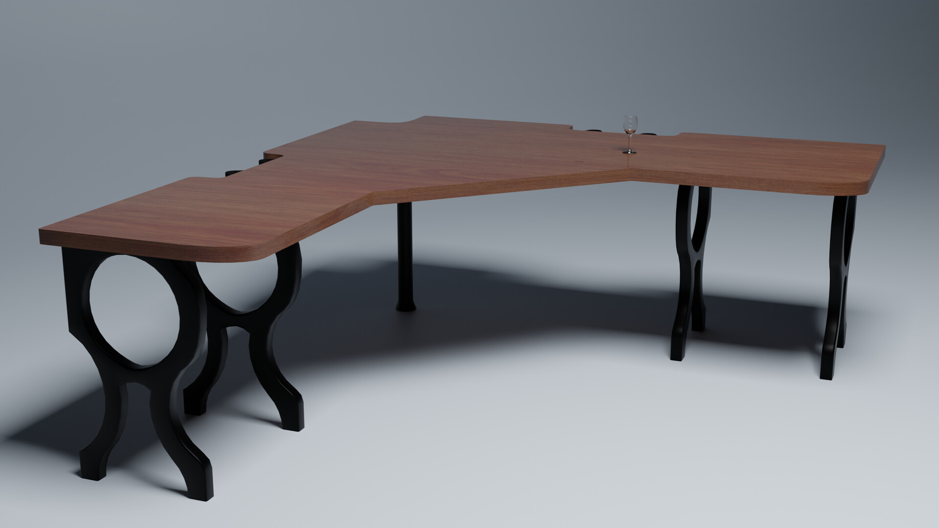 ArtStation - Computer Corner Table - Concept
