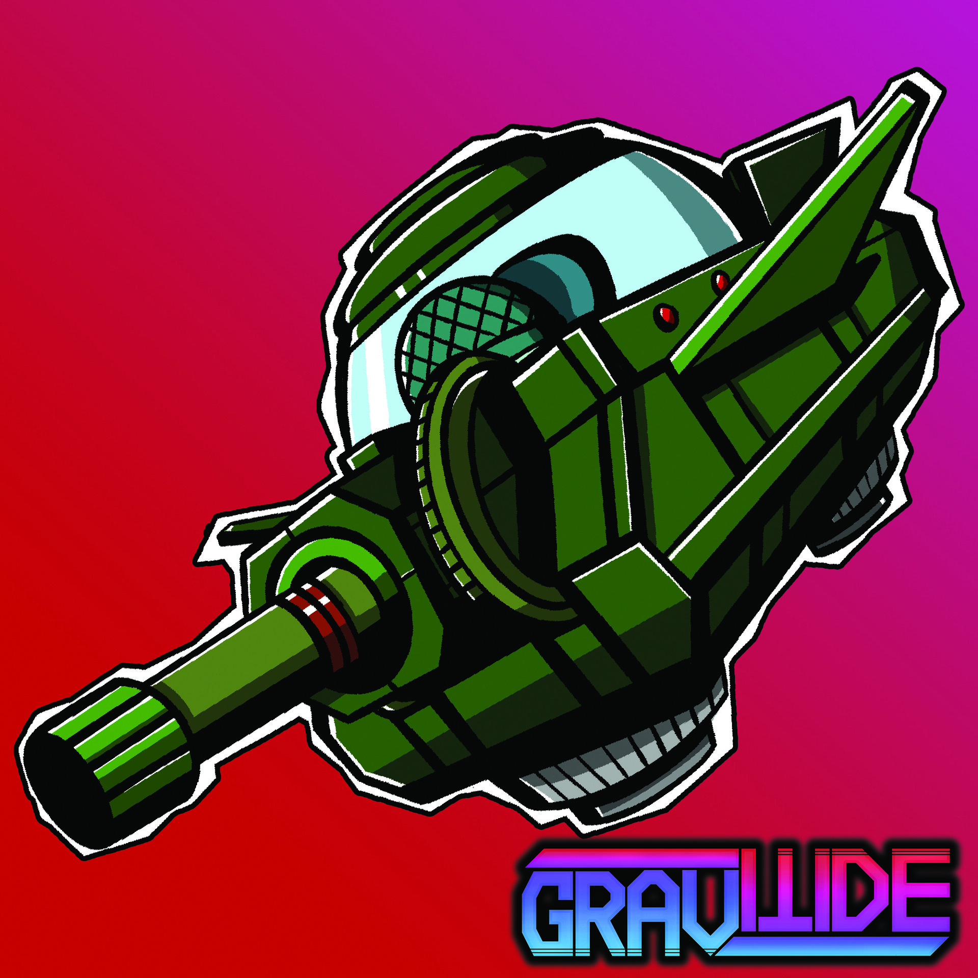 ArtStation - GRAVITIDE - Concept 5 (Flying Tank)