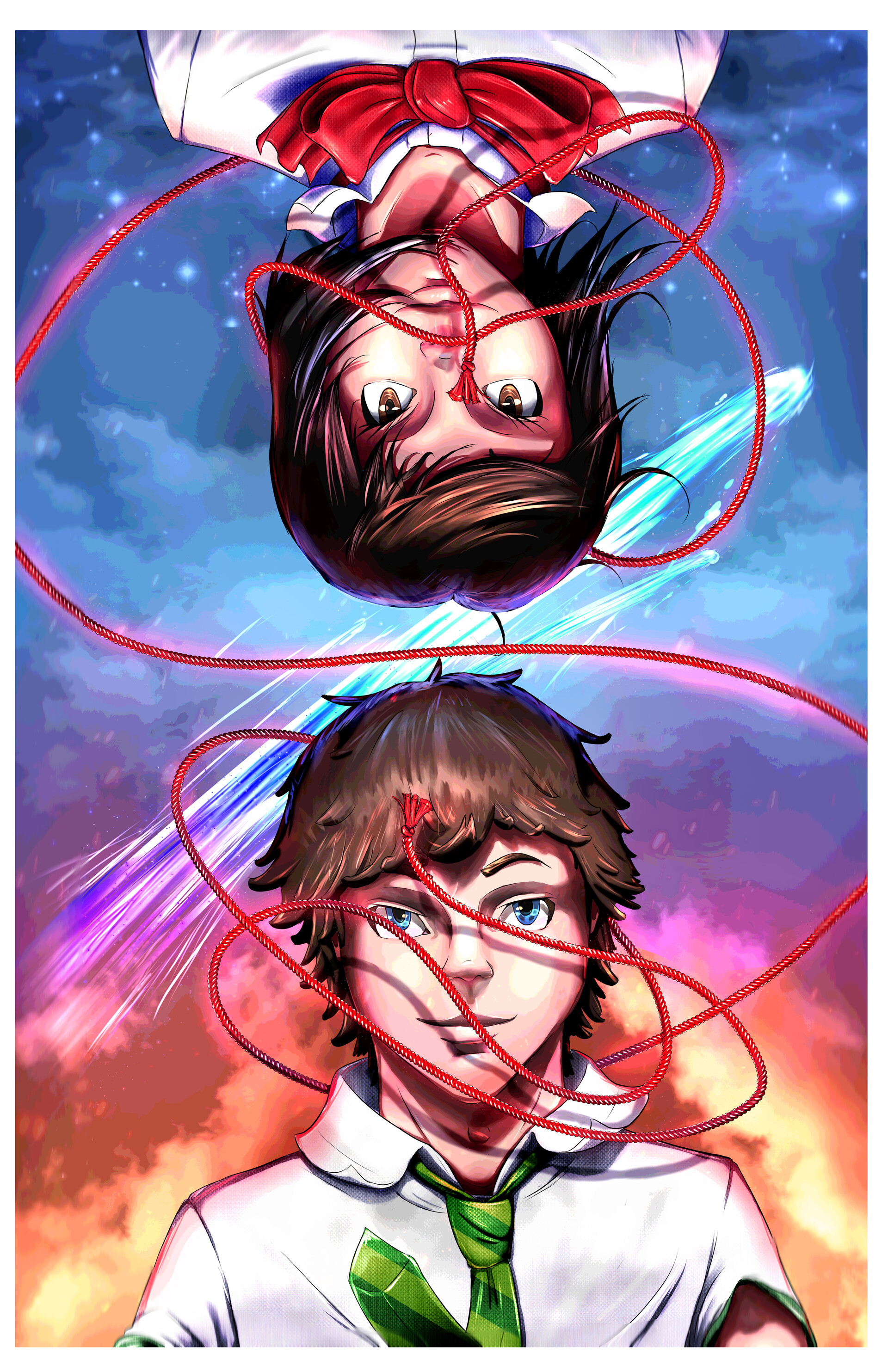 ArtStation - String of Connections (Your Name)