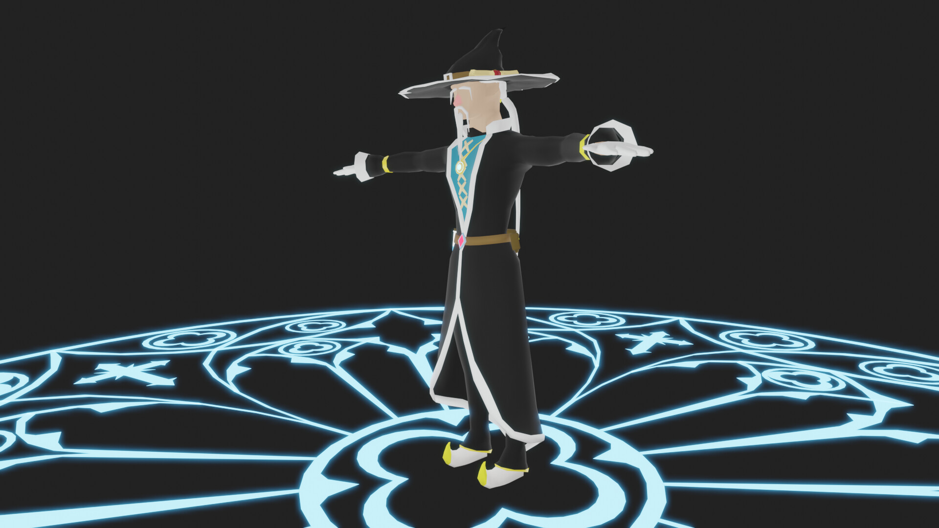 ArtStation - Low poly Wizard