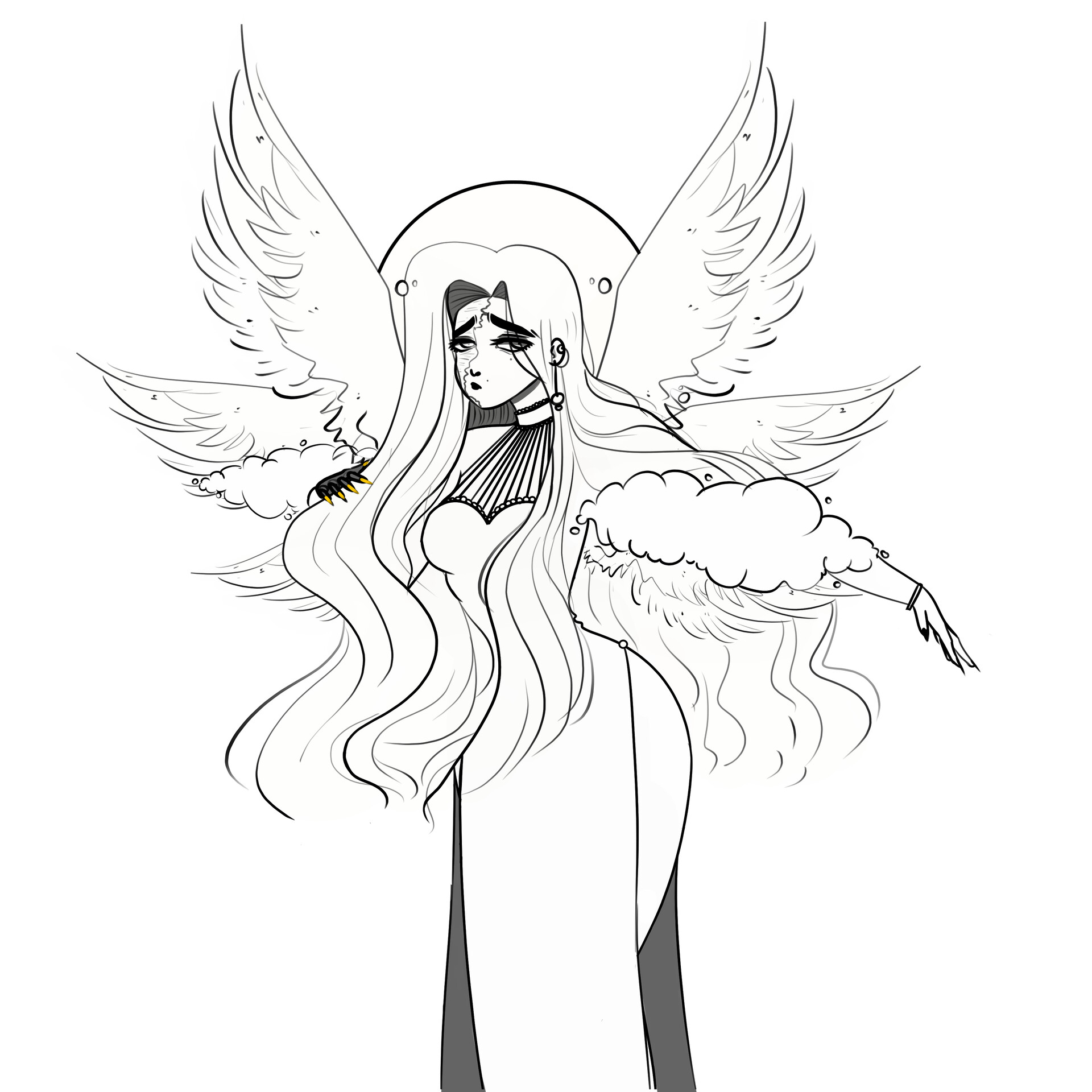 ArtStation - Storm lady