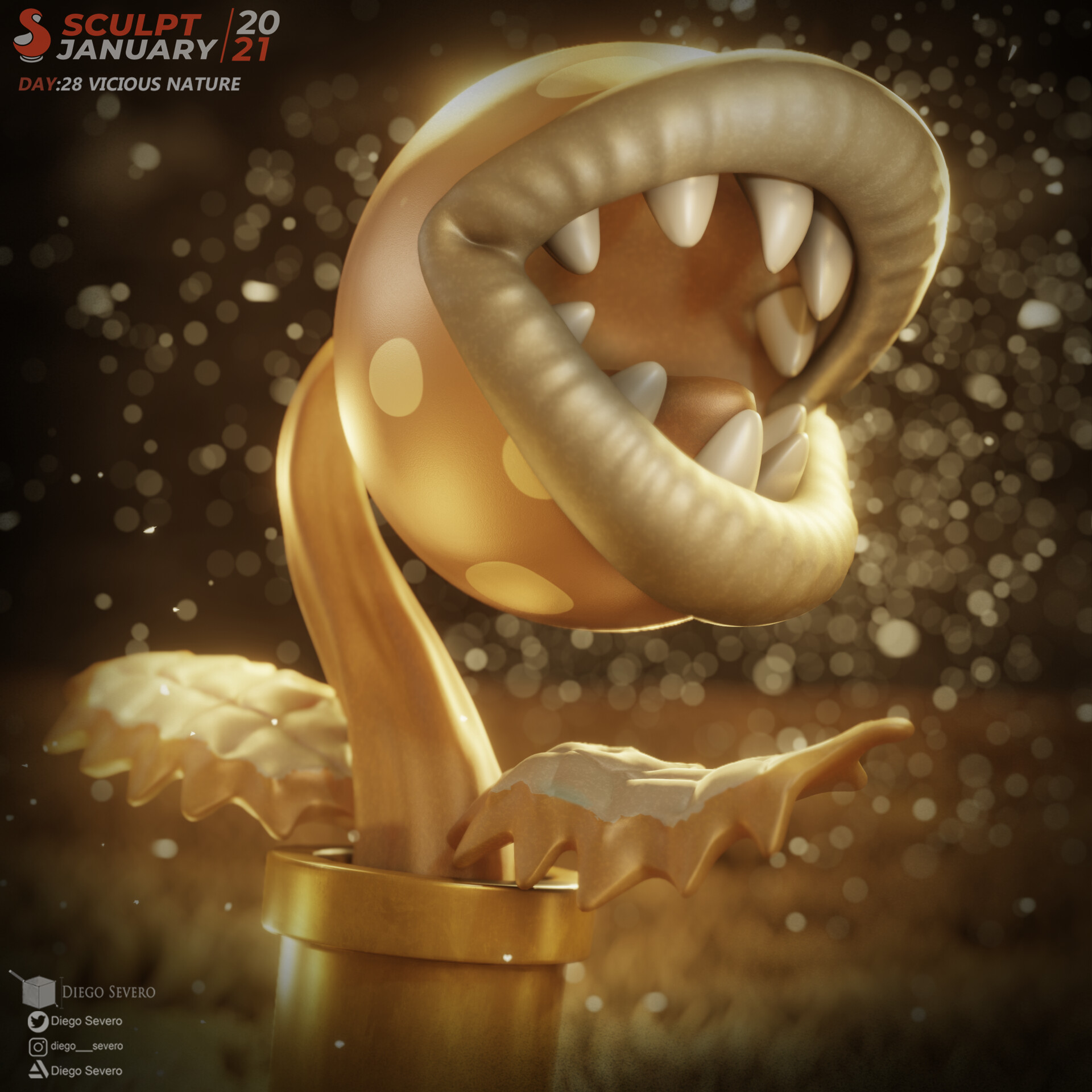 ArtStation - Day28: Vicious nature