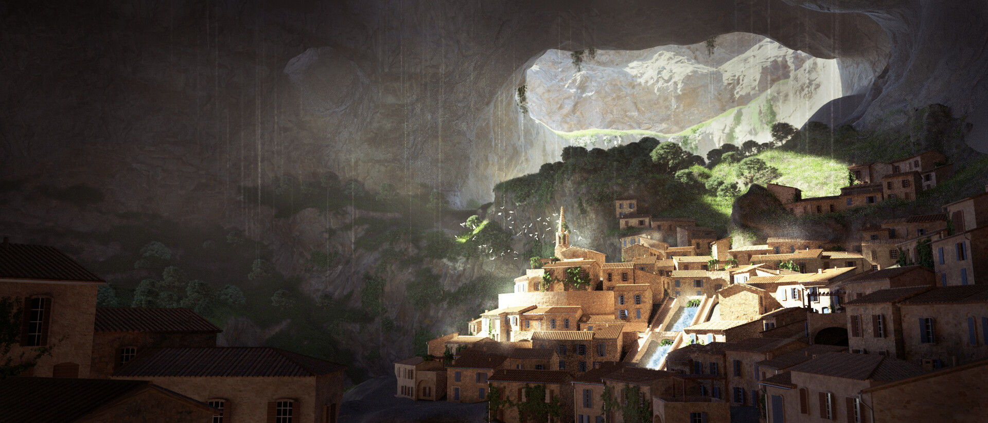 ArtStation - Hidden village