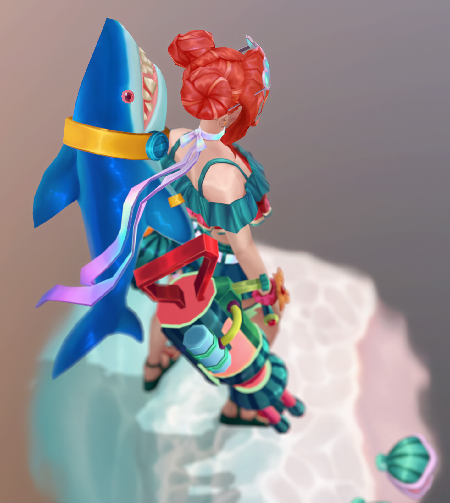 Annie Kwon - Pool Party Jinx Fanart