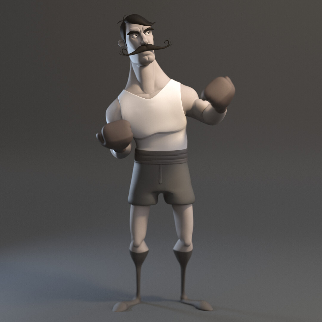 ArtStation - Vintage Boxer