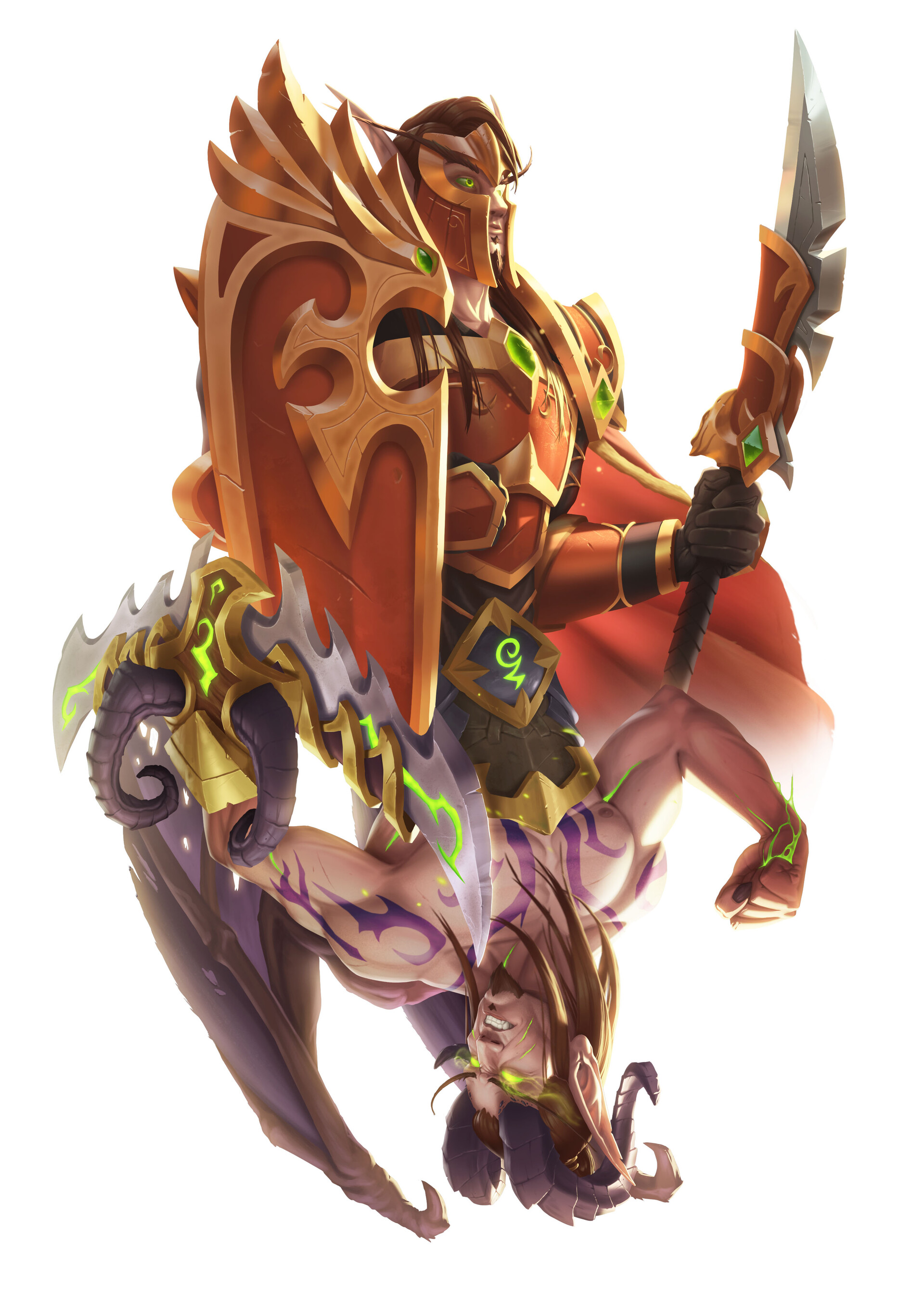 ArtStation - WoW commission - Blood elf