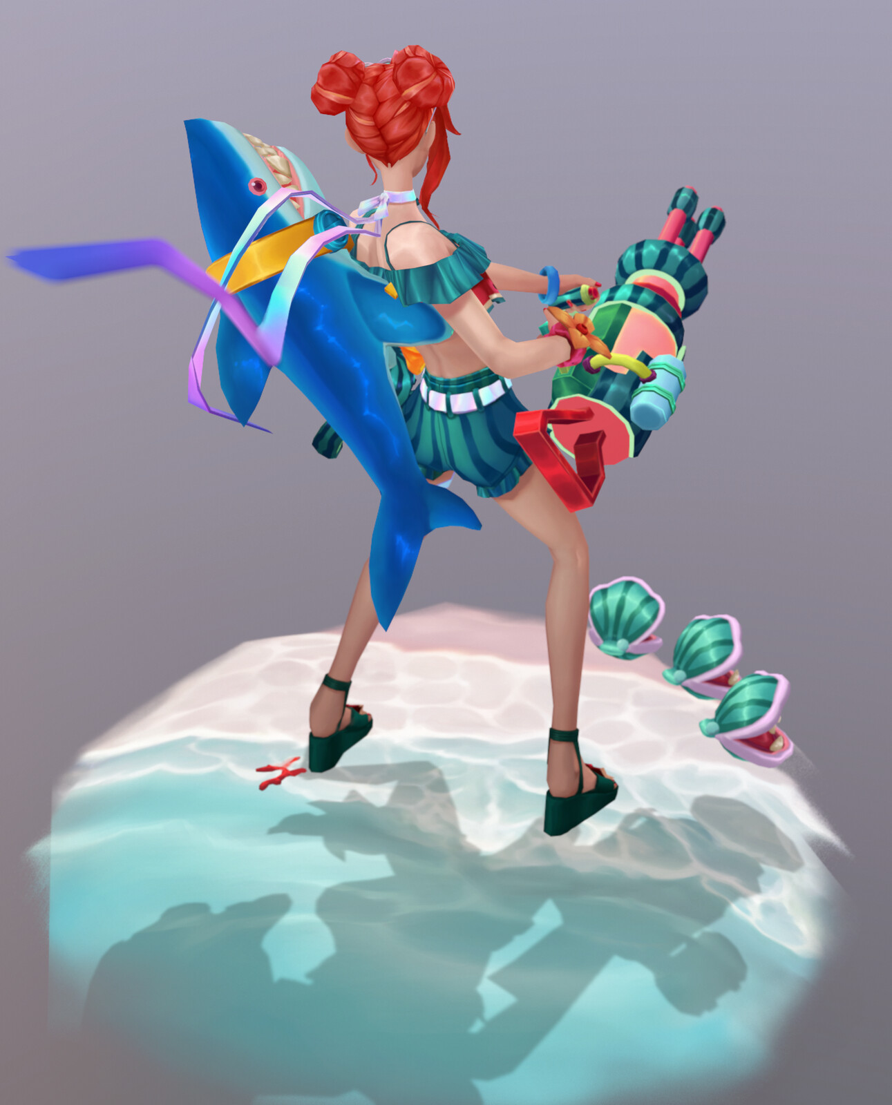 Annie Kwon - Pool Party Jinx Fanart