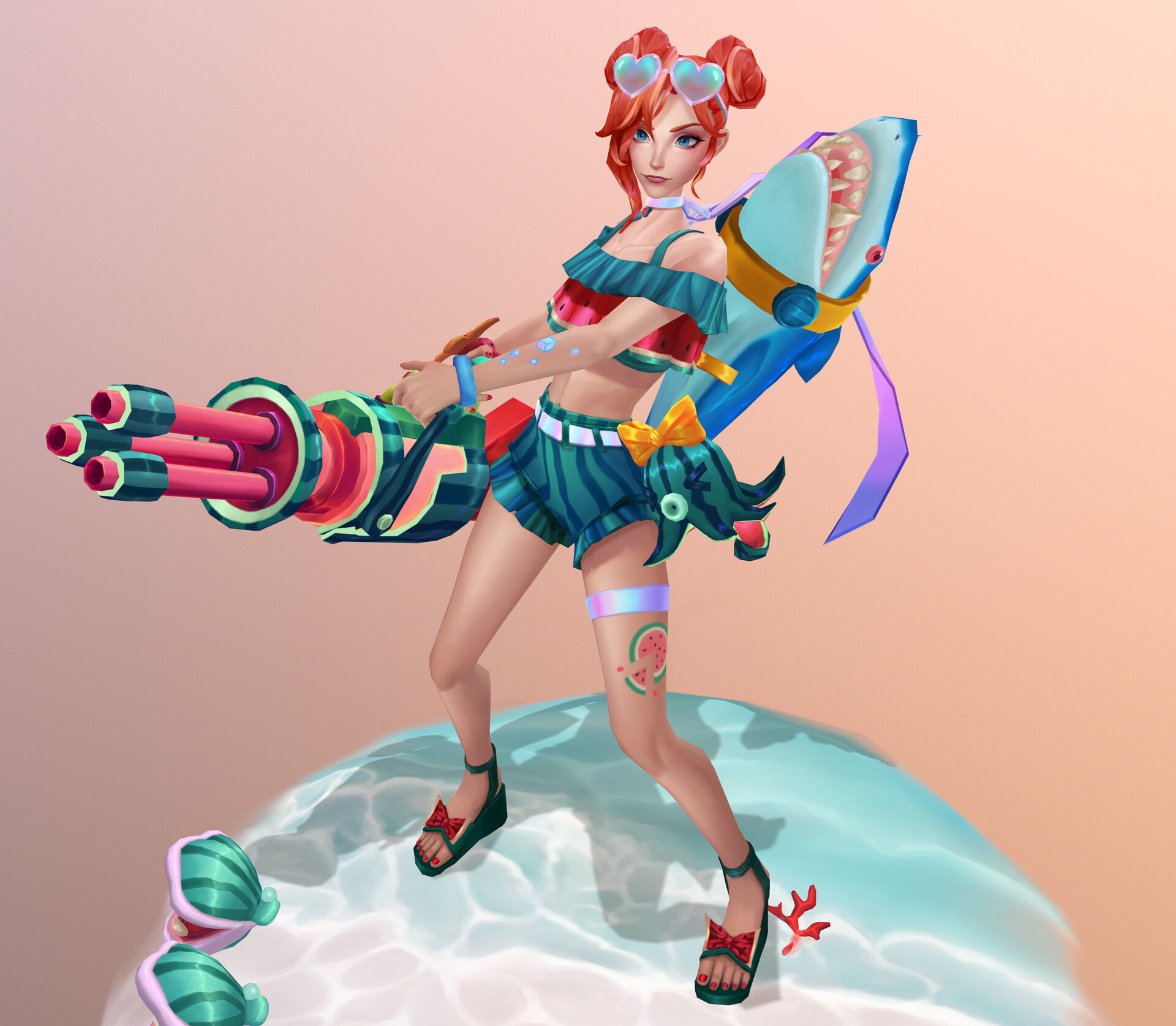 Annie Kwon - Pool Party Jinx Fanart