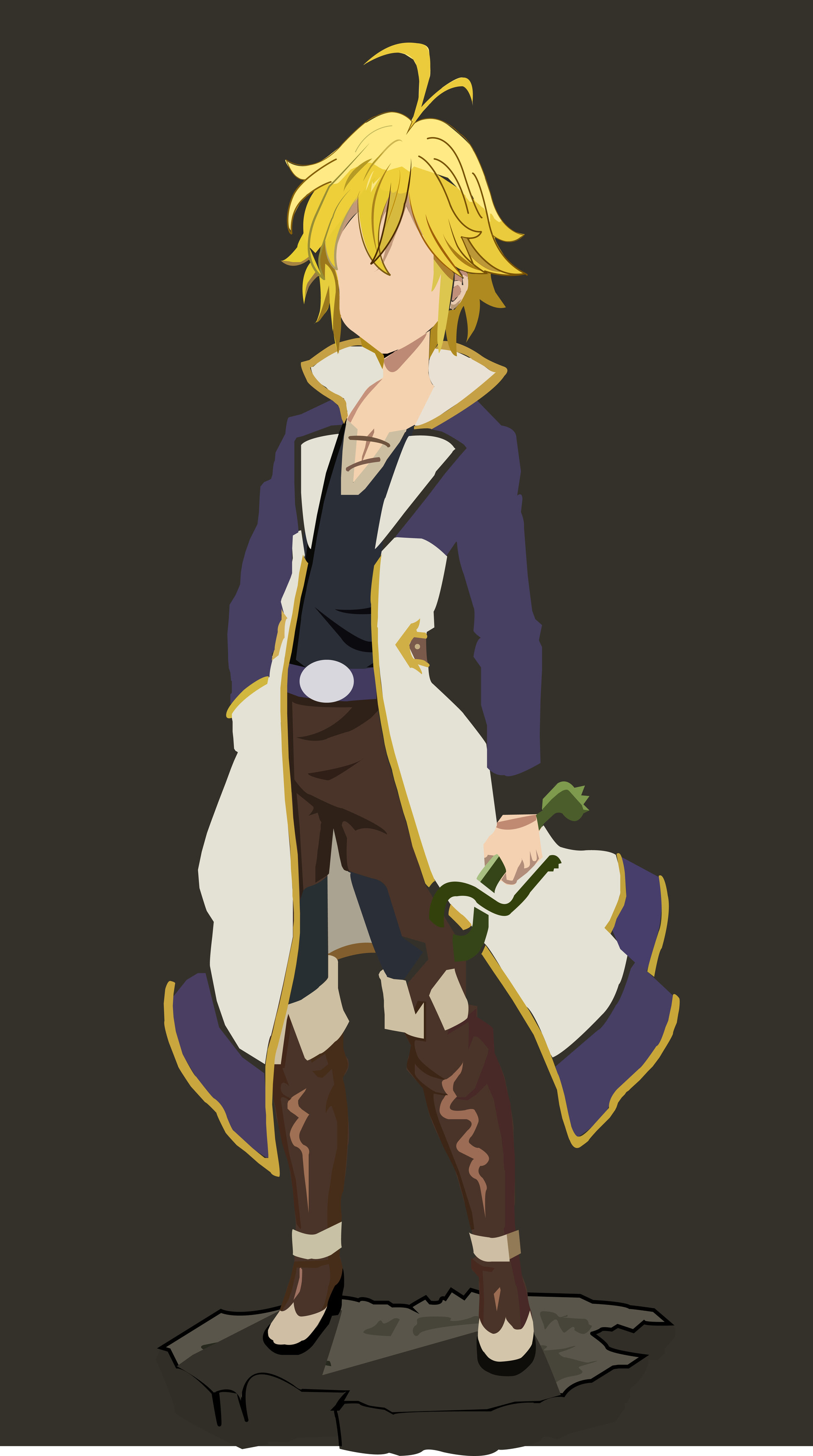 ArtStation - Meliodas Nanatsu no Taizai minimalista