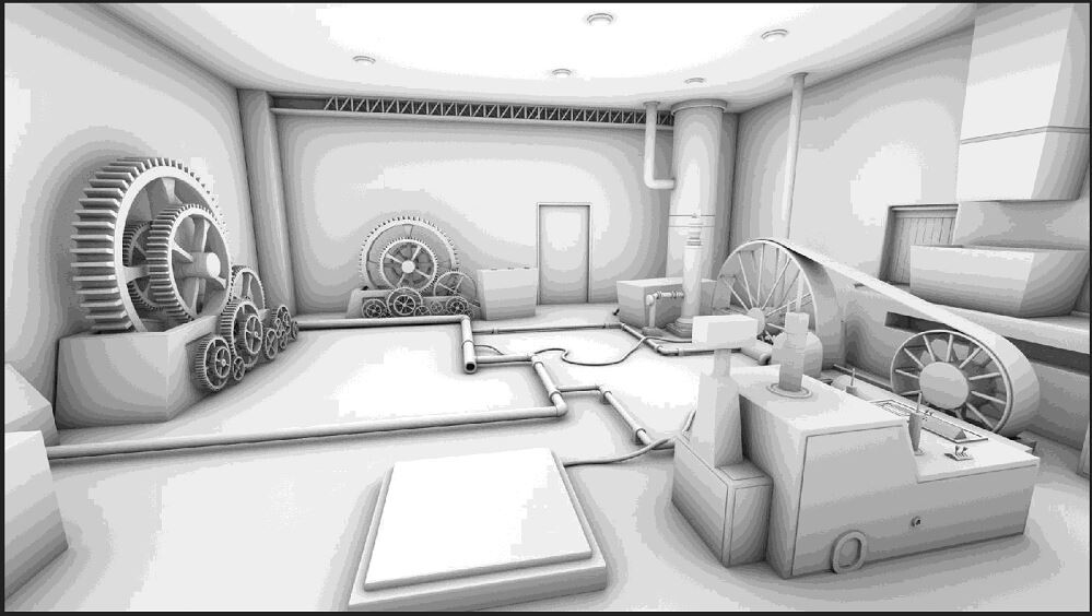 ArtStation - Factory interior