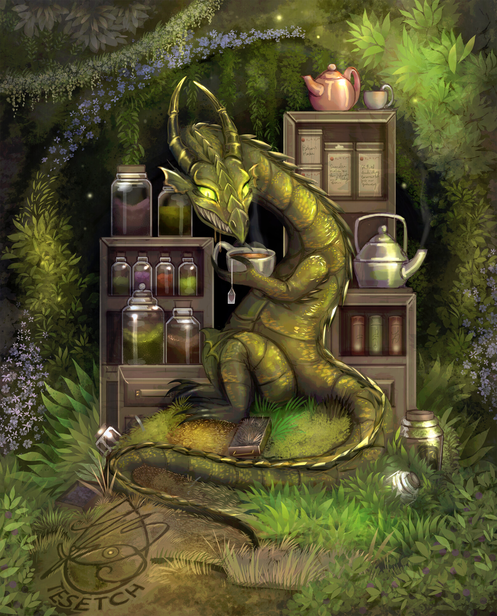 ArtStation - Tea Dragon