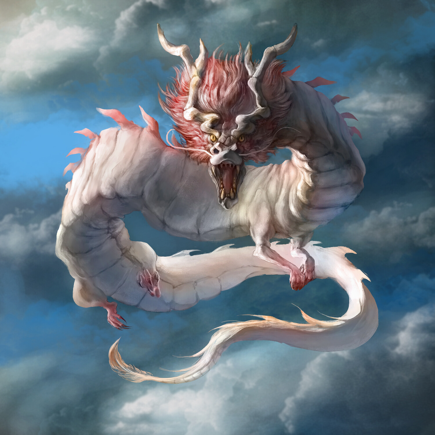 ArtStation - Creatuanary Day 7 - Shenron