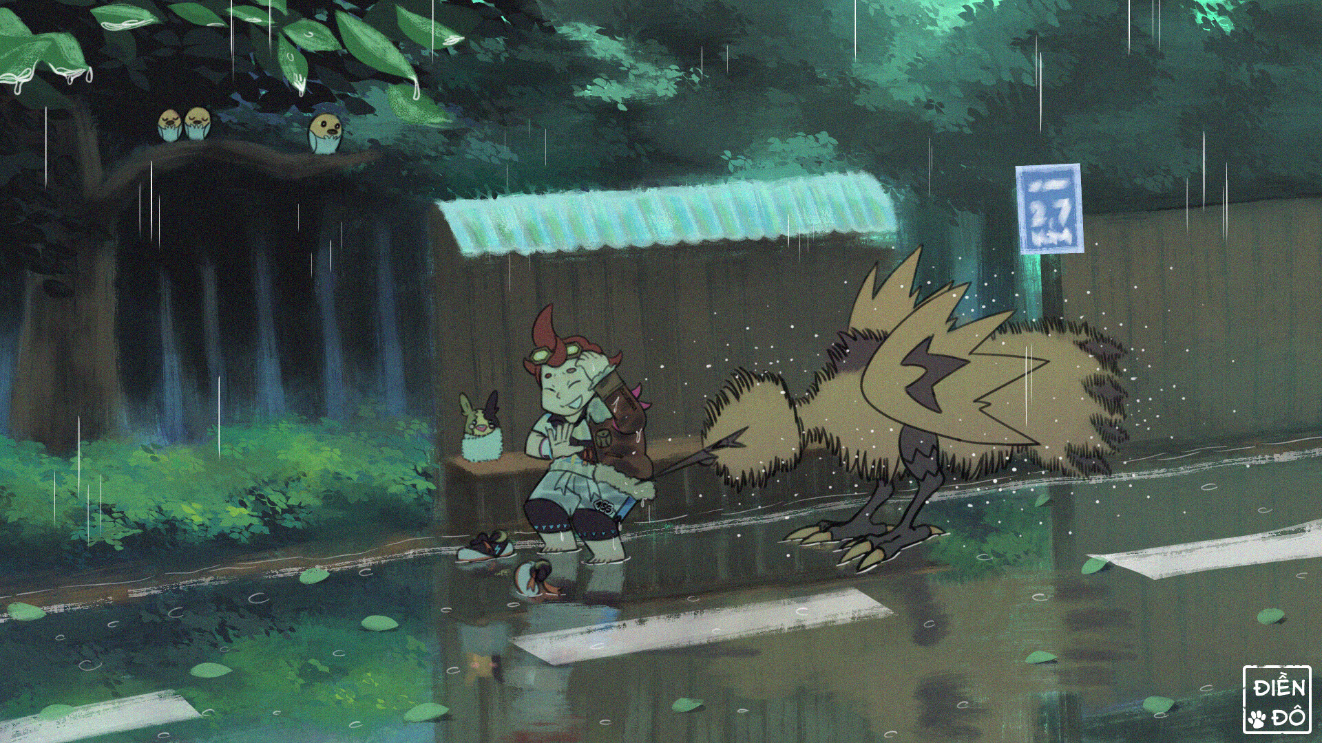 ArtStation - Raining day