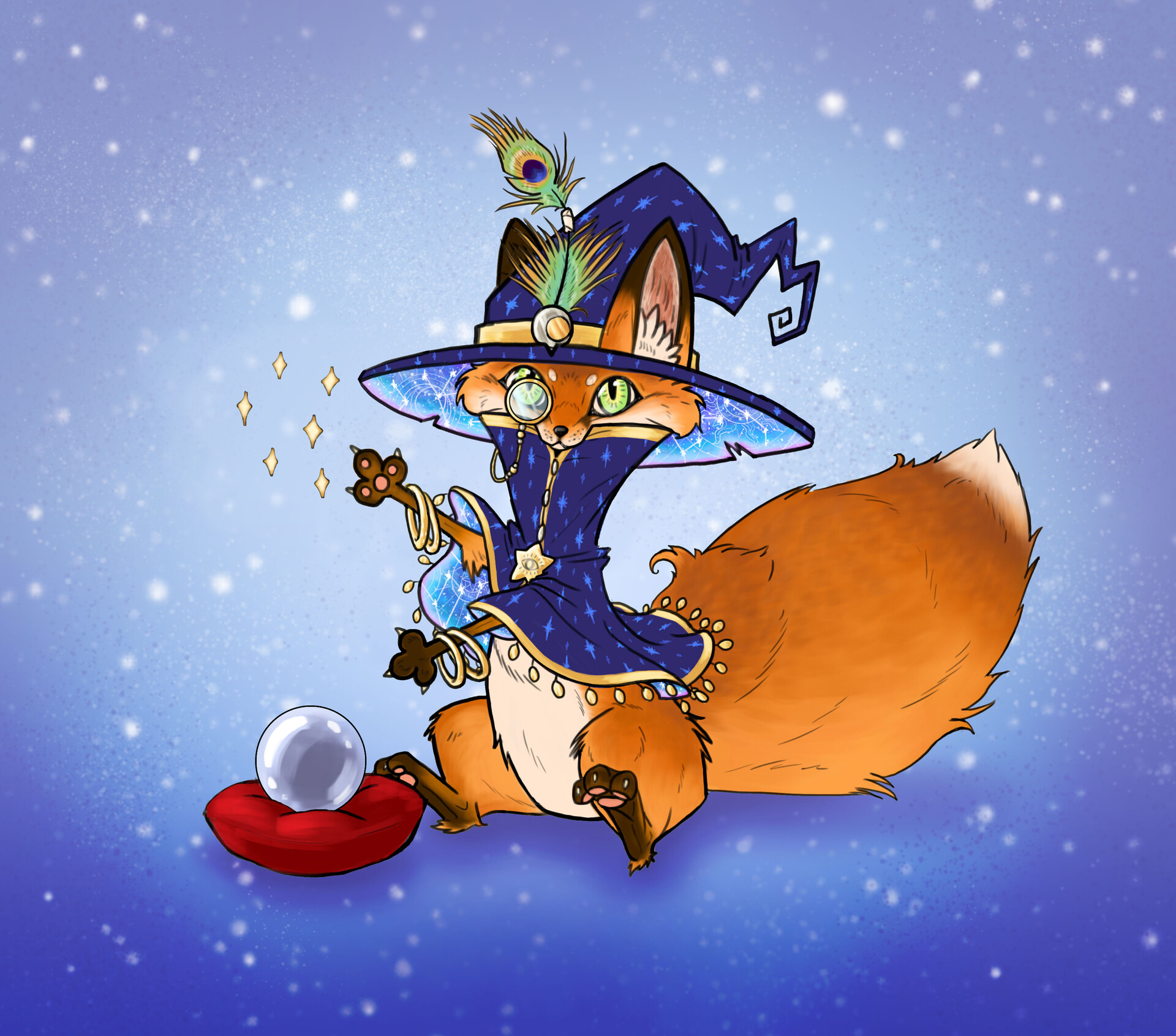 ArtStation - Wizard Fox