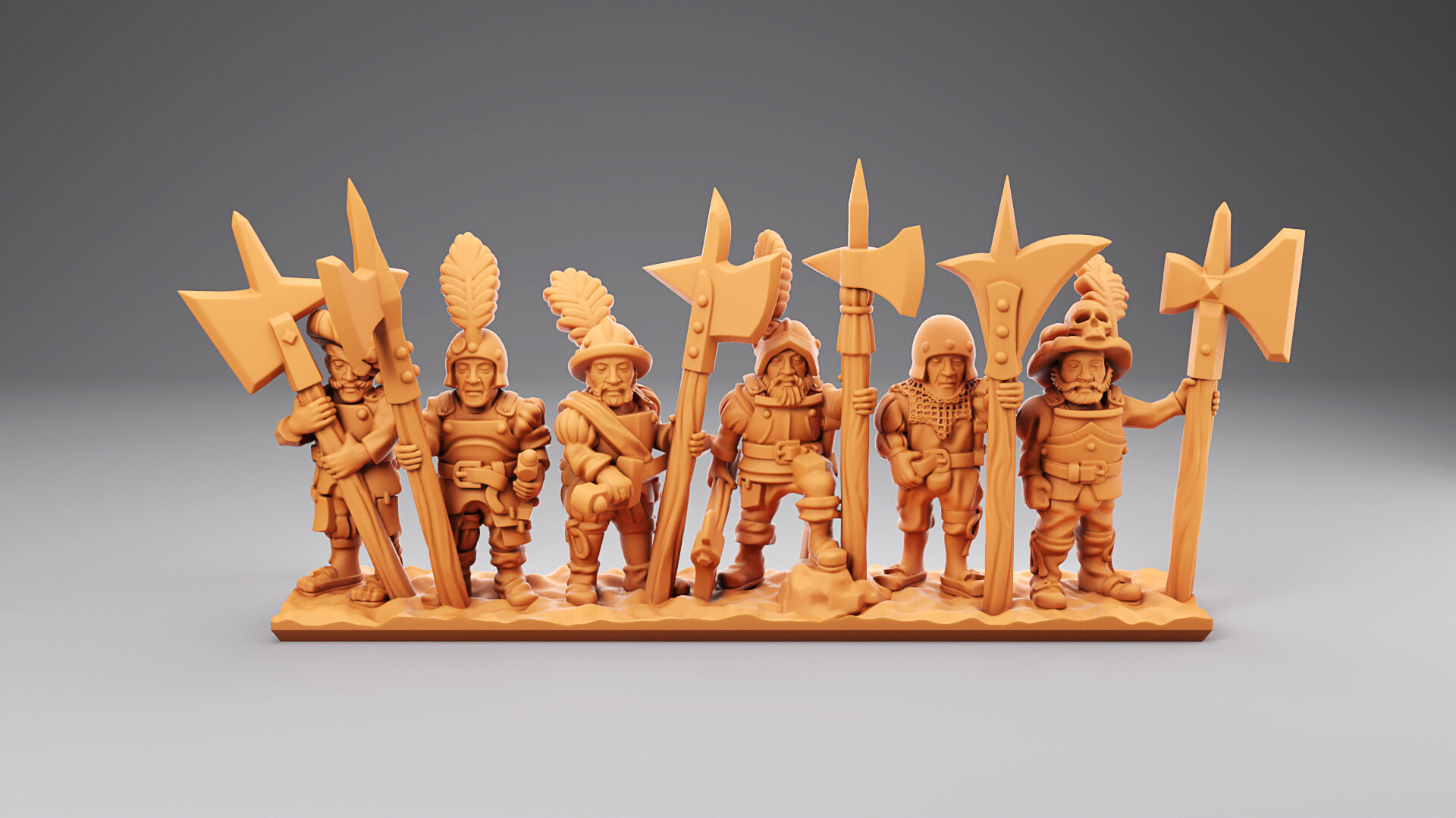 ArtStation - Halberdiers of the empire