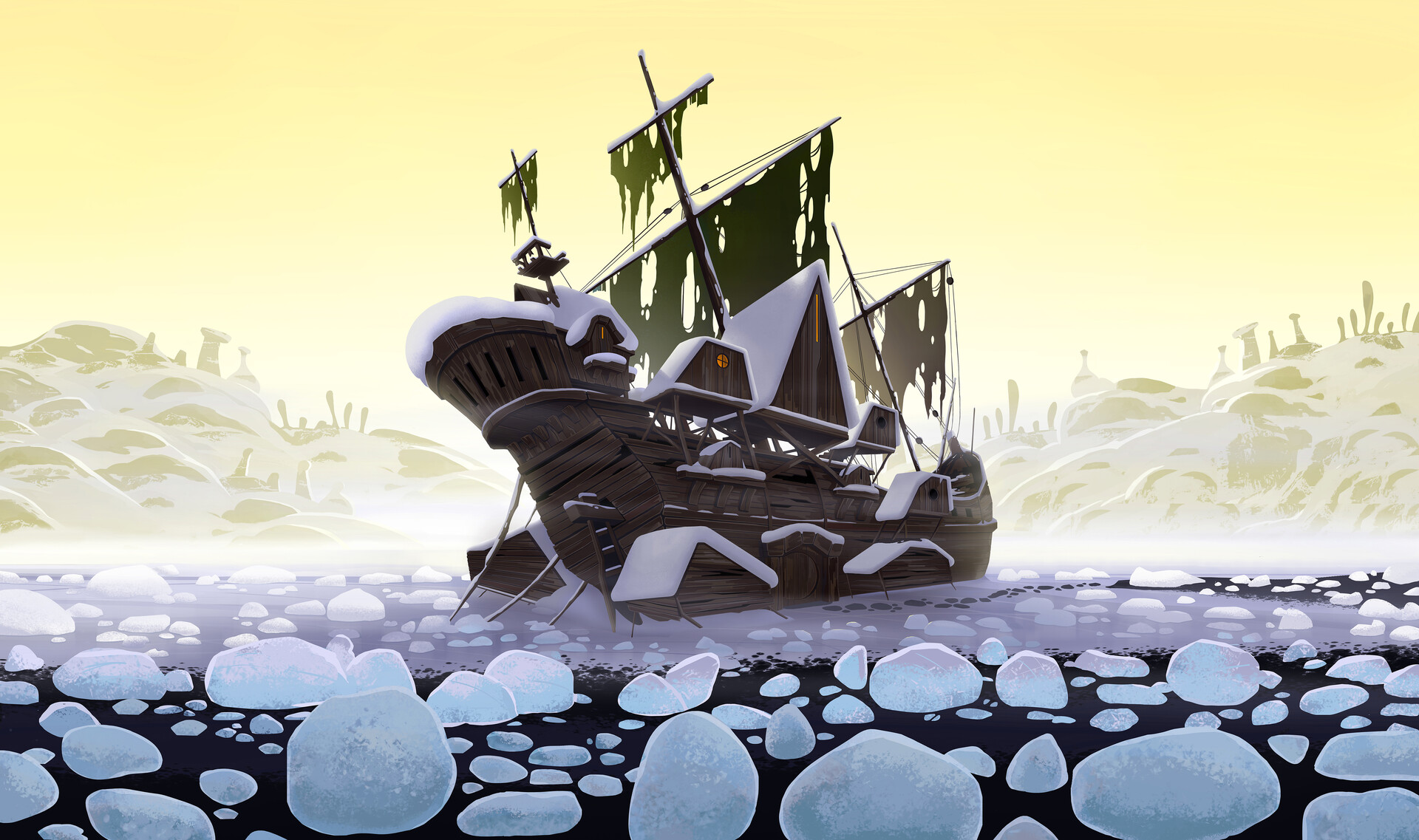 Enrico Buffa - In the middle of the Glacier