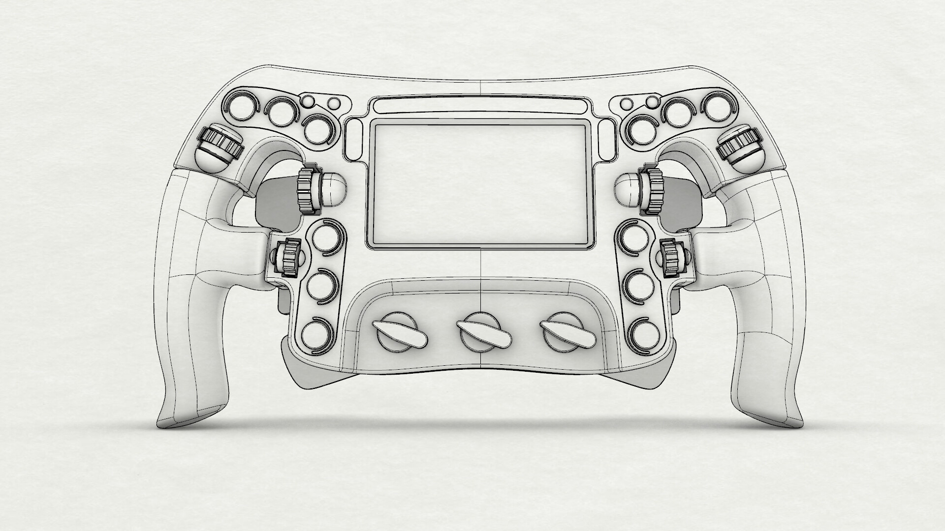 F1 Steering Wheel Vector