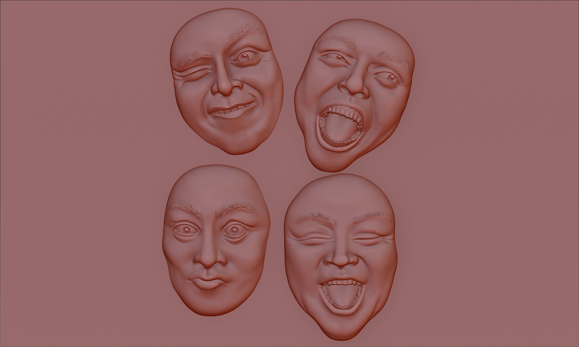 ArtStation - face expression