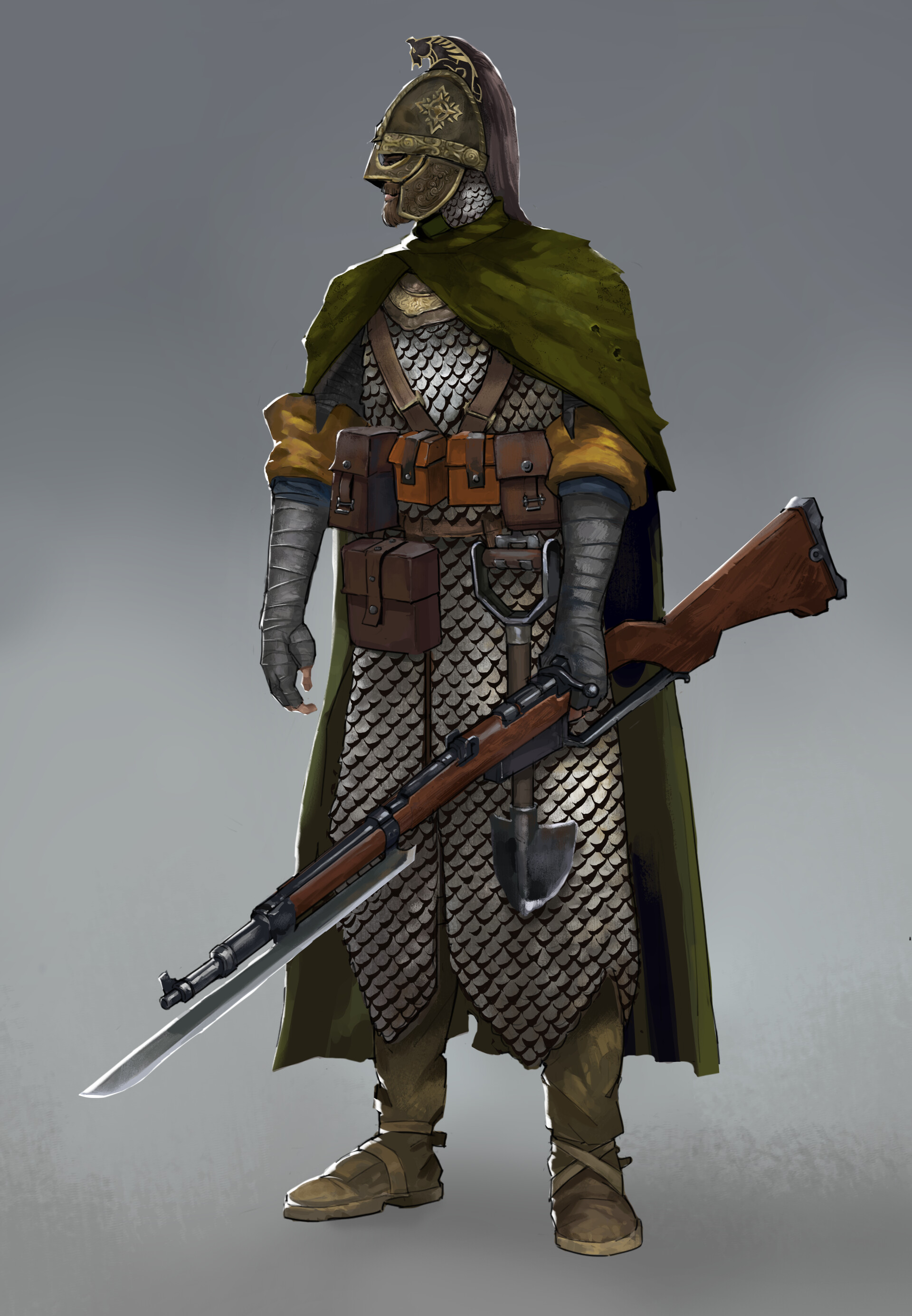 ArtStation - ww1 infantry of Rohan