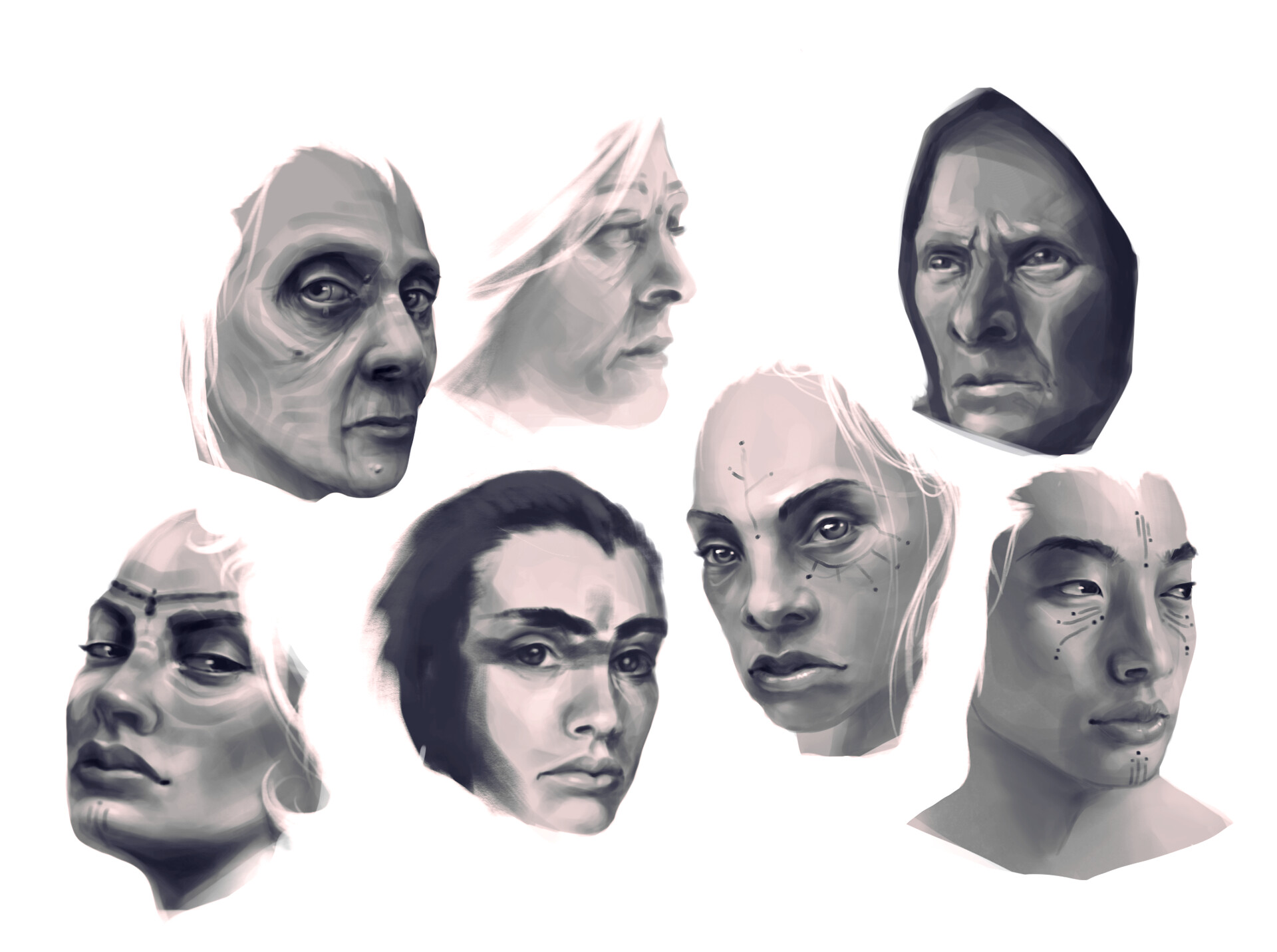 ArtStation - Warrior Character Exploration