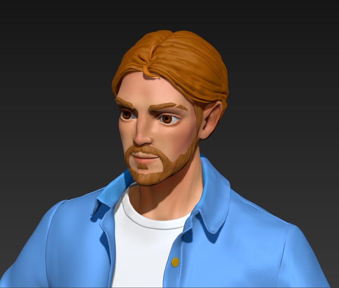 ArtStation - Mobile game character, high poly