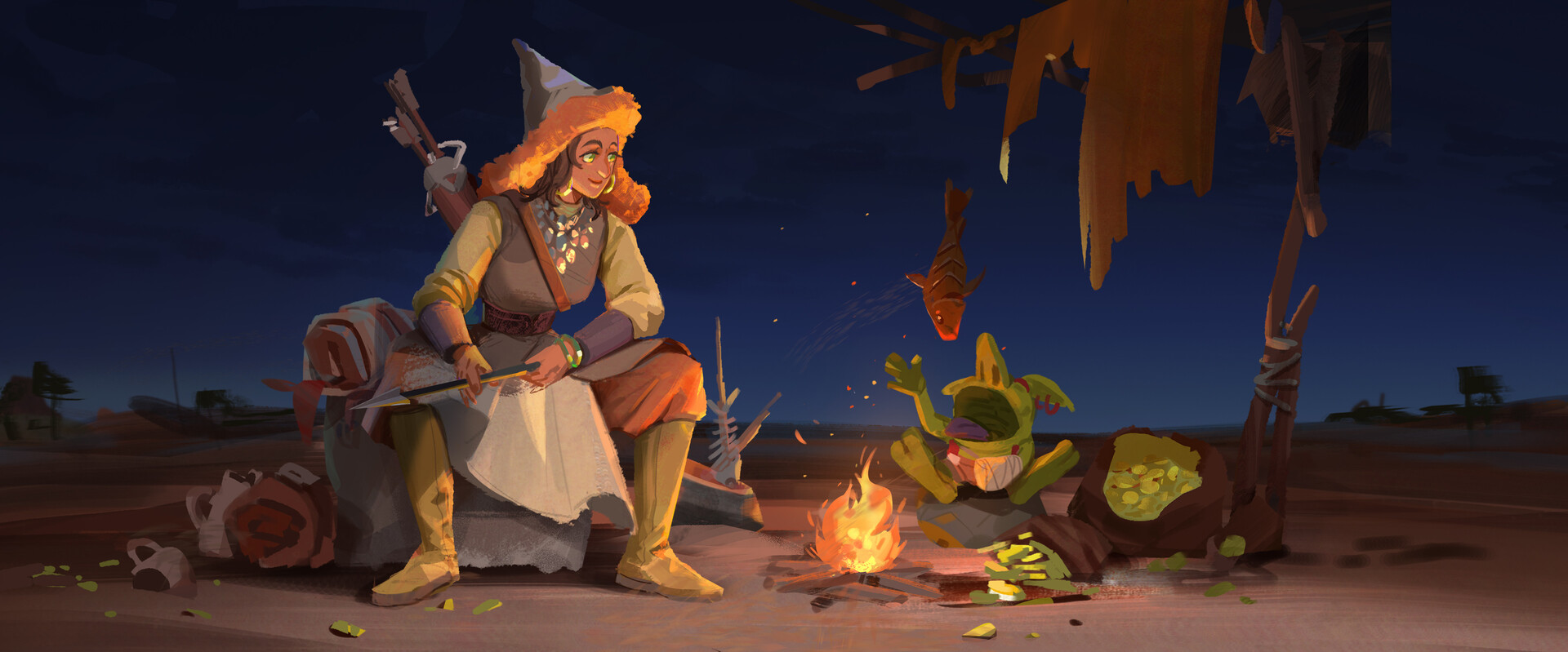 ArtStation - campfire