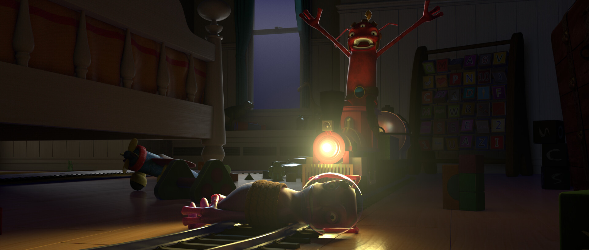 ArtStation - 3D Environment Lighting - The Mad Train (Class Exercice)