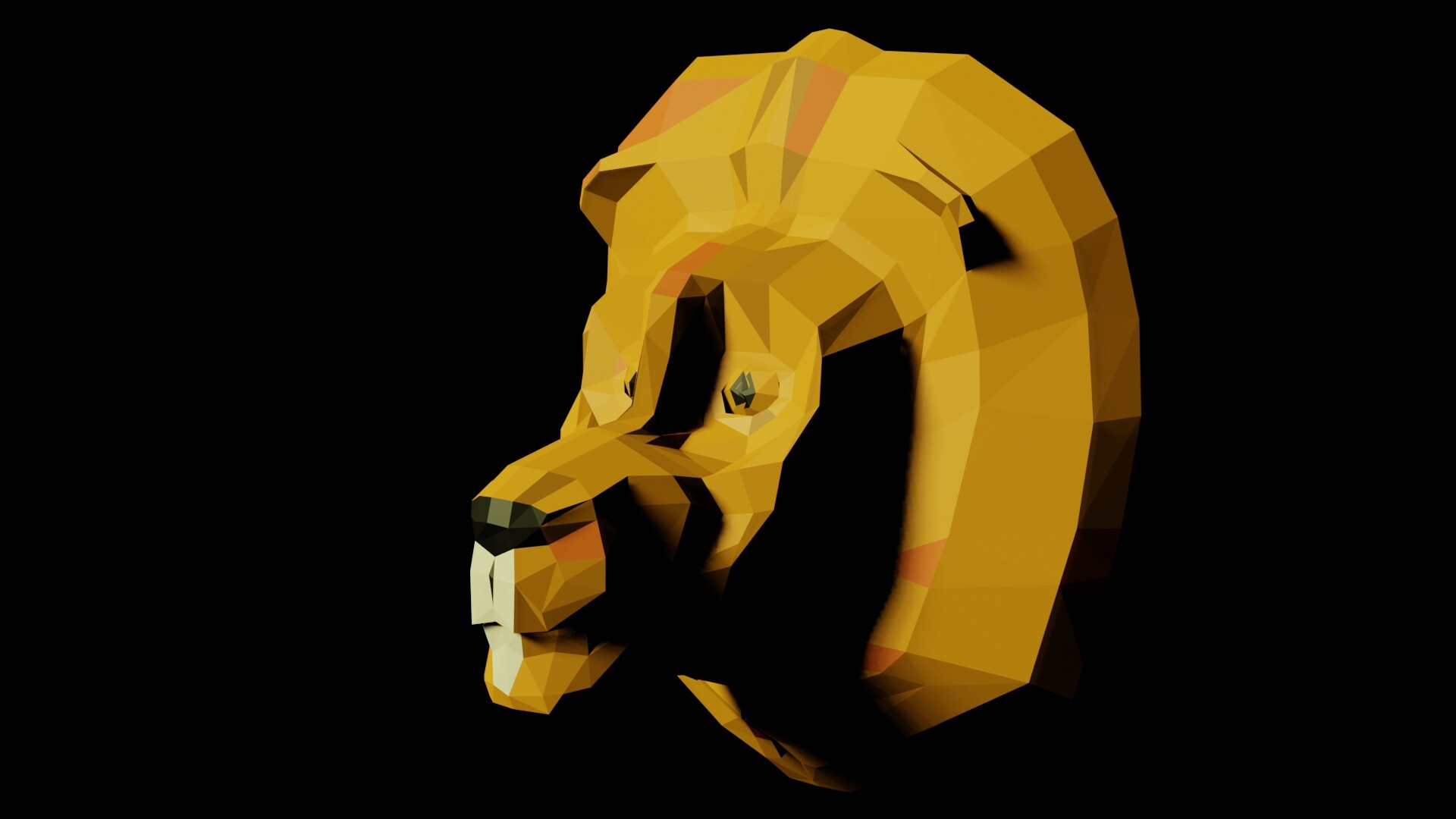 ArtStation - Low Poly Geometric Lion