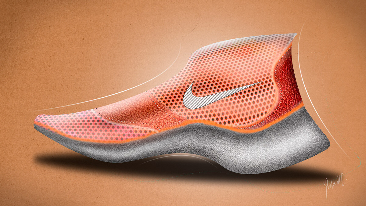 ArtStation - Sneaker form exploration - 2D