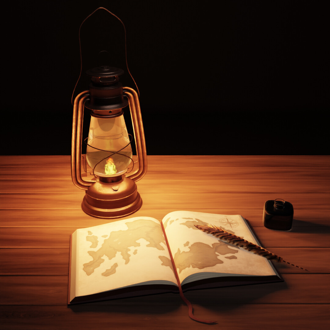 ArtStation - Night Reading