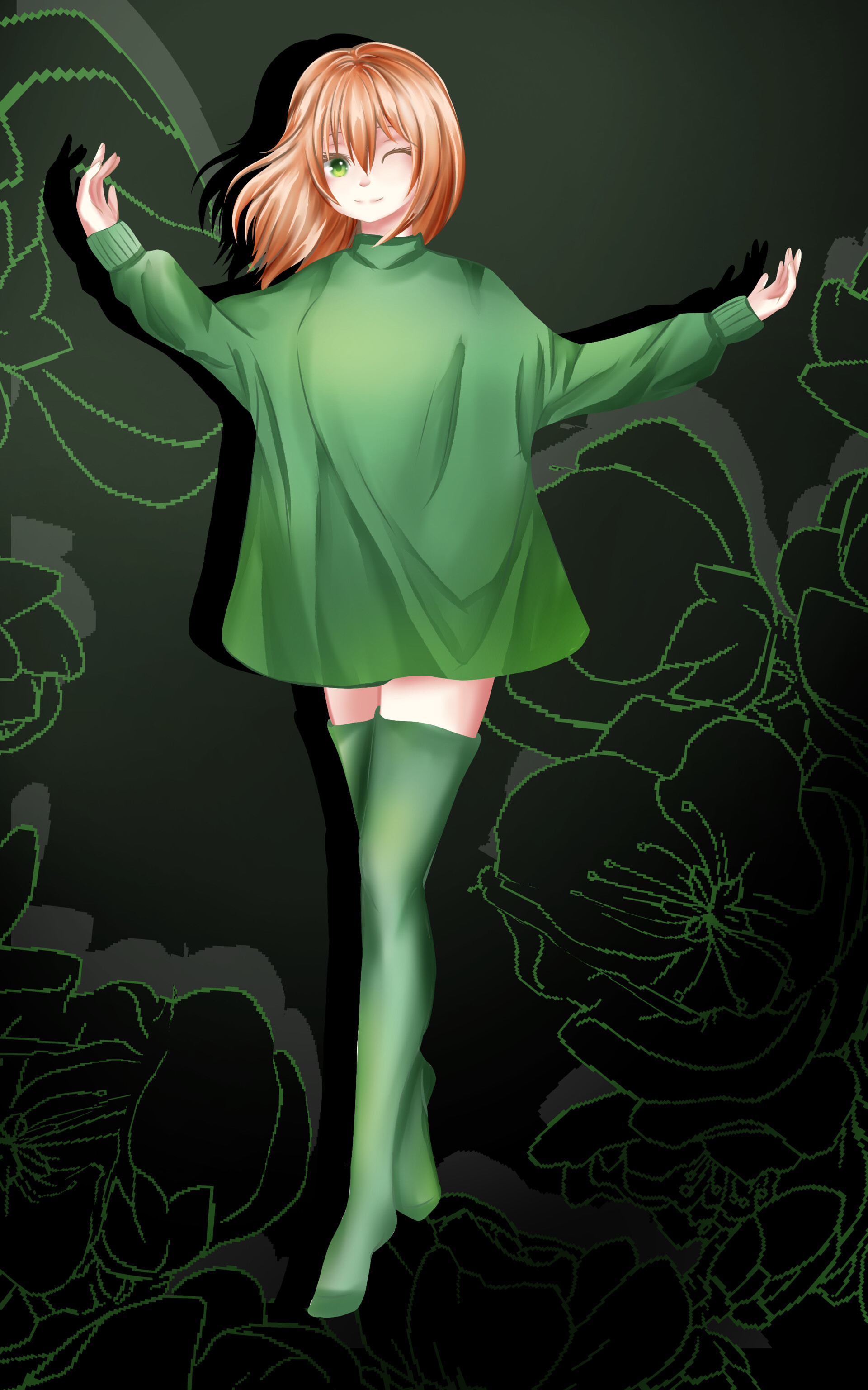 ArtStation - Character green girl