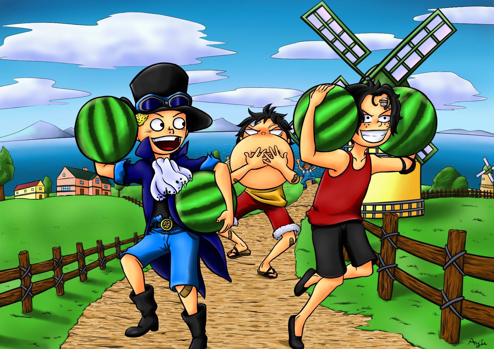 ArtStation - One Peice fanart