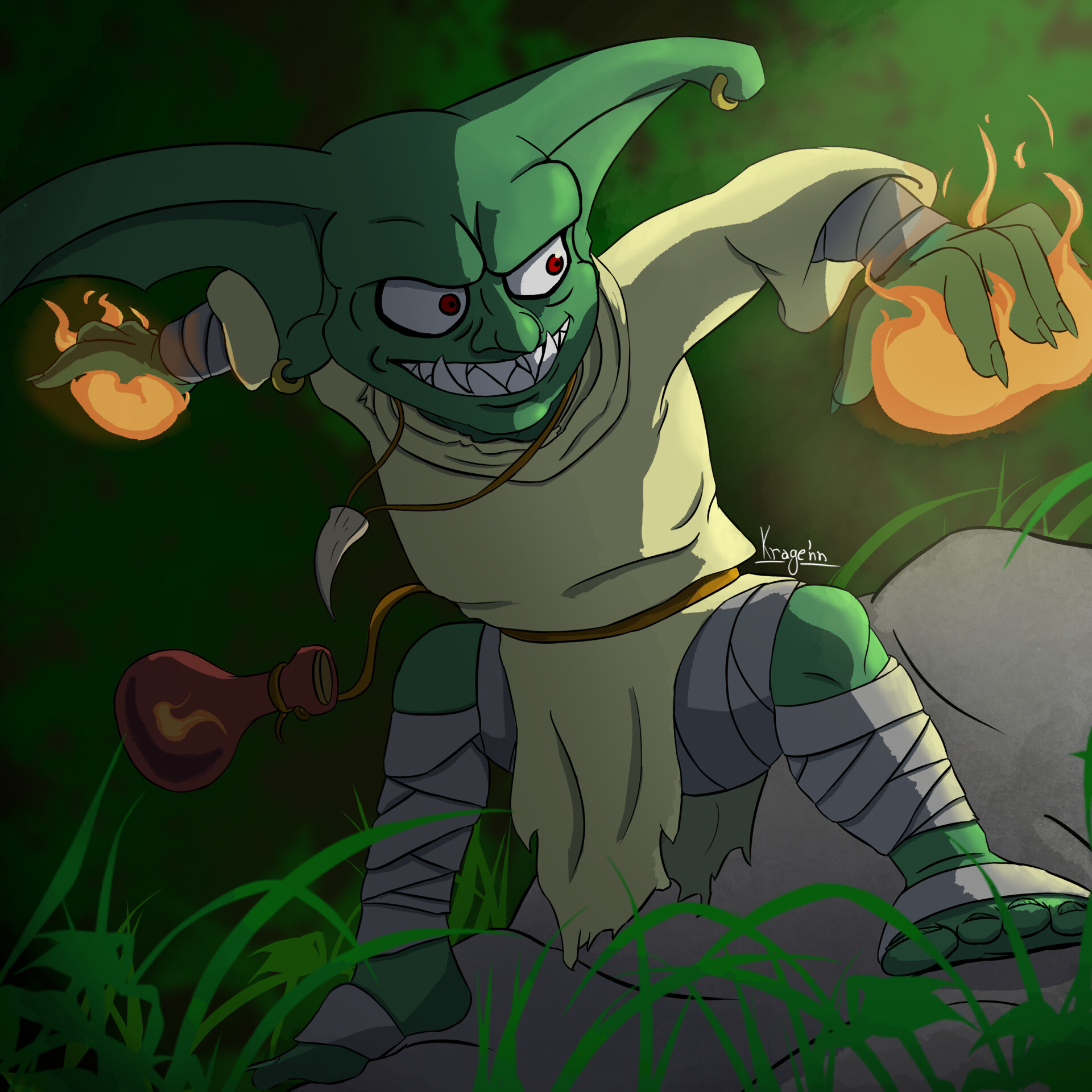 ArtStation - My contribuiton to Goblin Week #goblinweek